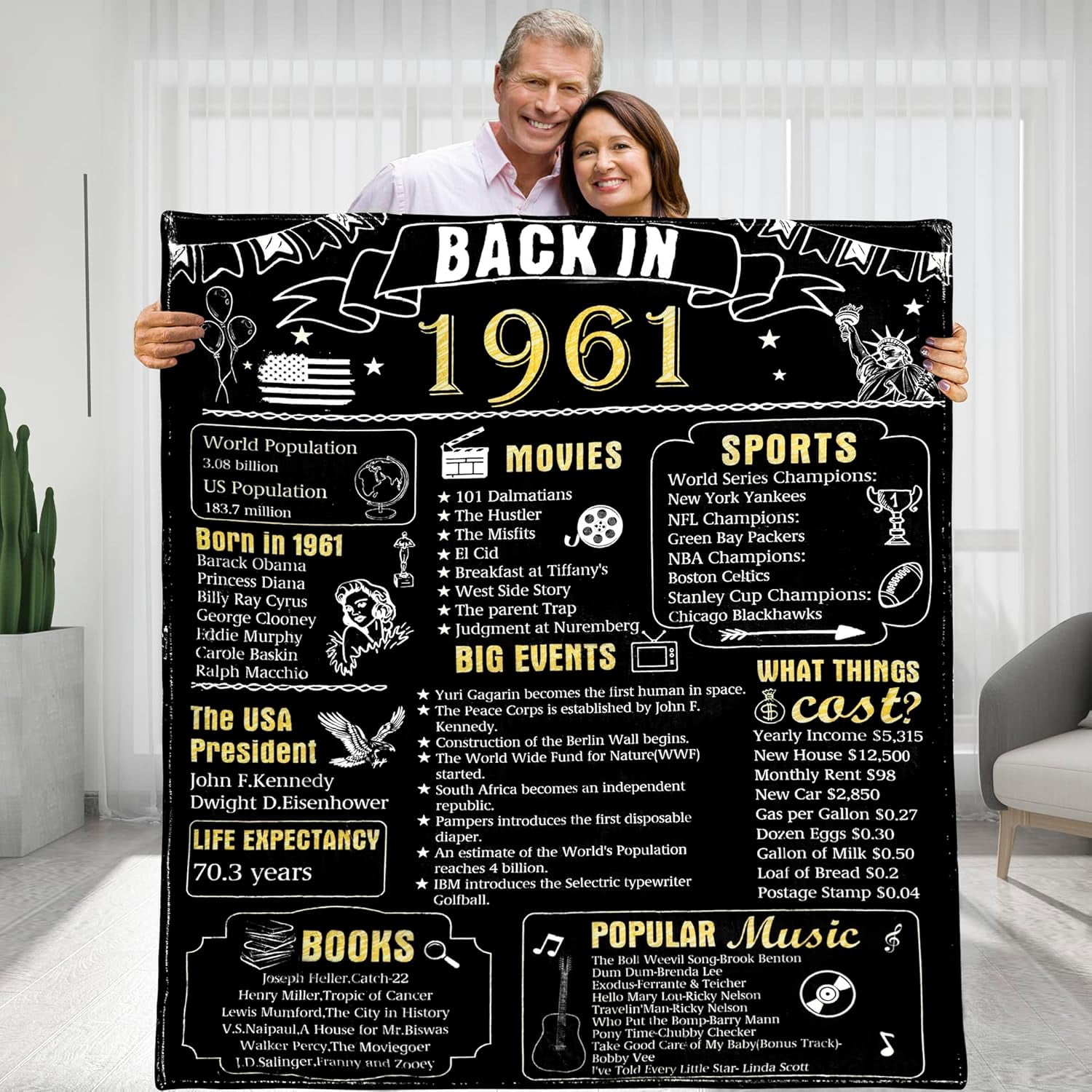 Happy 72th Birthday Gifts for Women Men, 72th Birthday Gift Ideas for ...