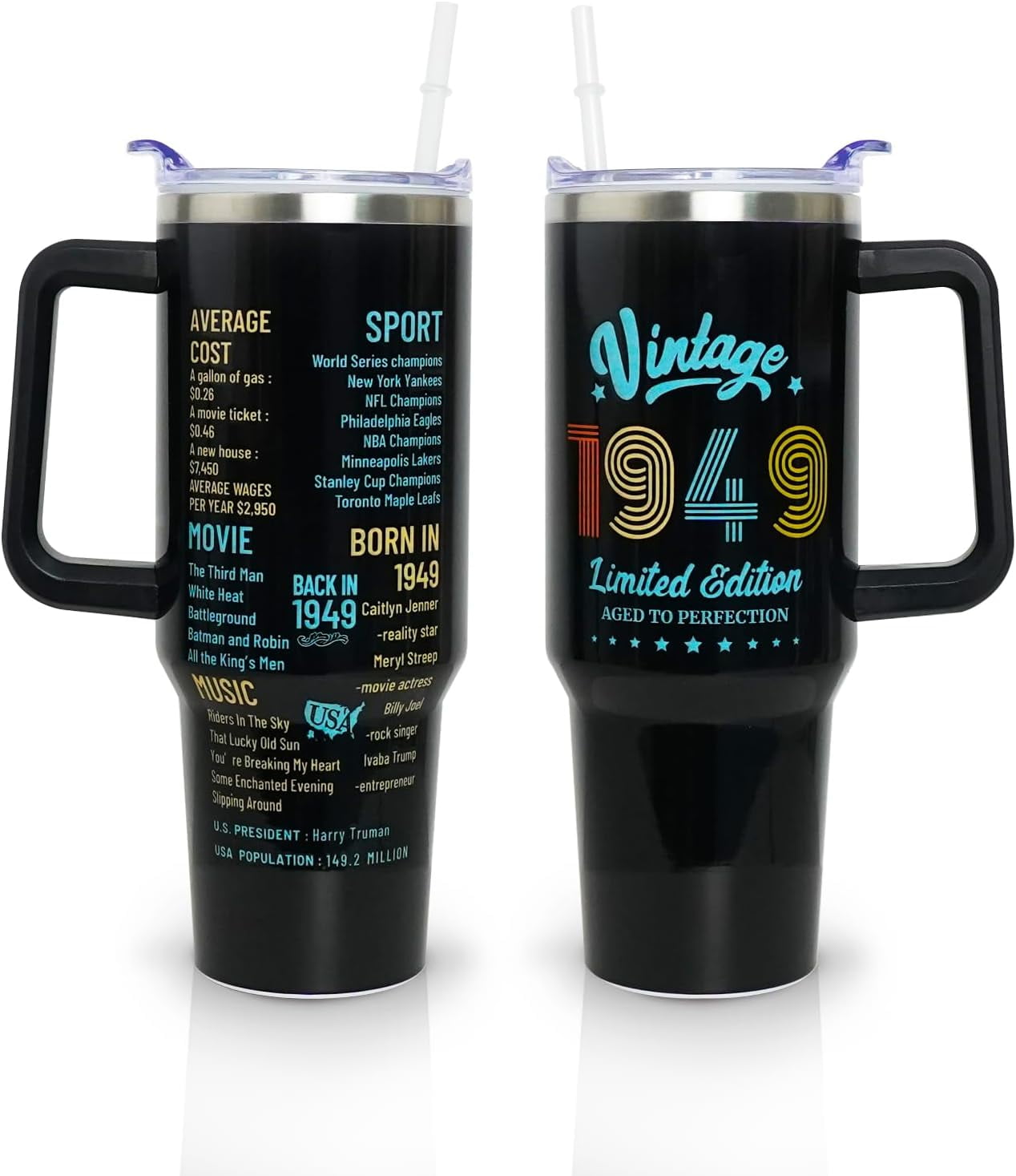 Happy 75th Birthday Decorations Gifts for Man - 75 Years Old Birthday ...