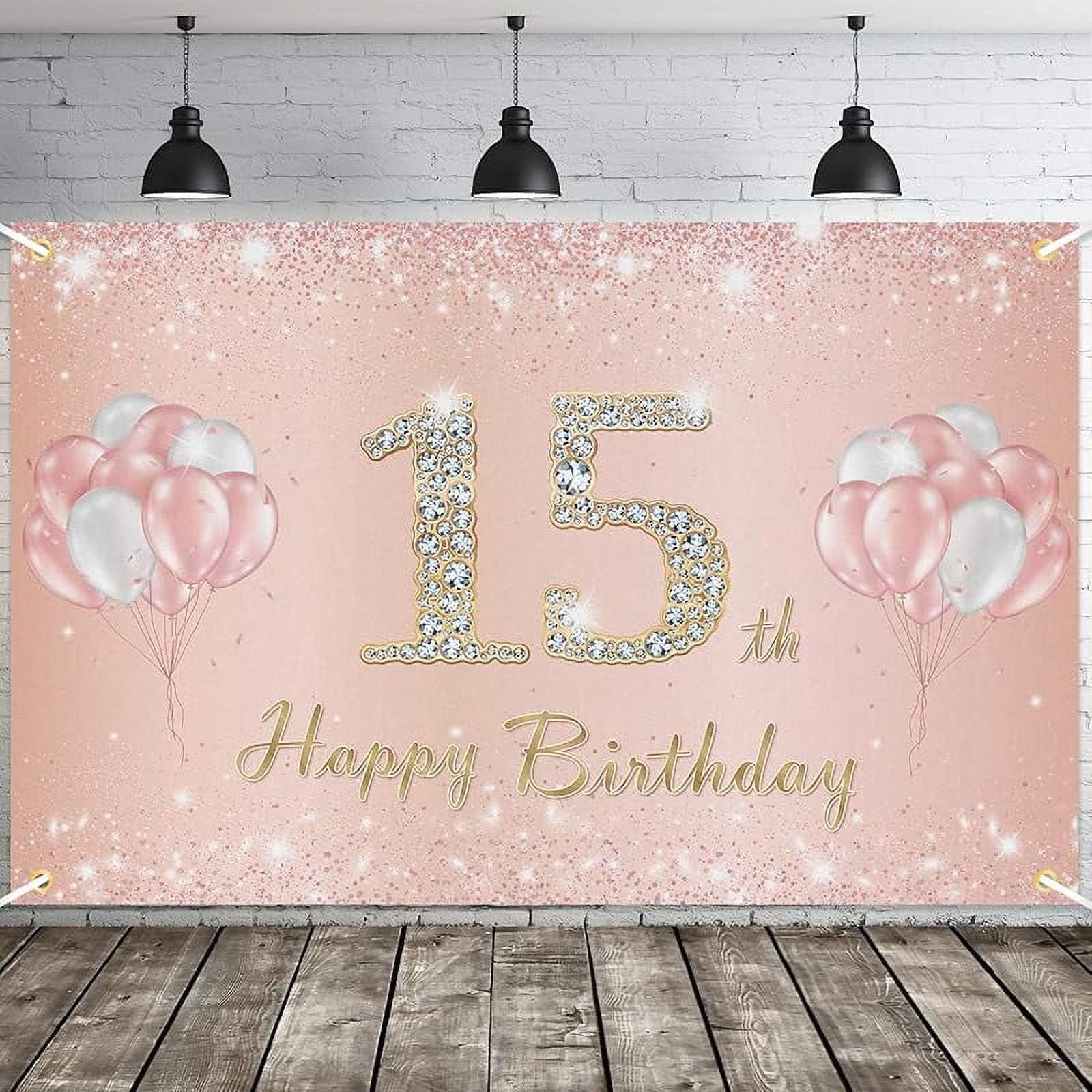 Happy 7th Birthday Banner, Happy Birthday Party Decorations, Birthday ...