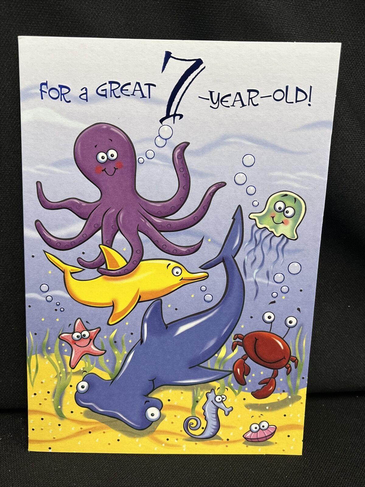 Happy 7th Birthday Greeting Card w/Envelope Designers Greetings NEW ...