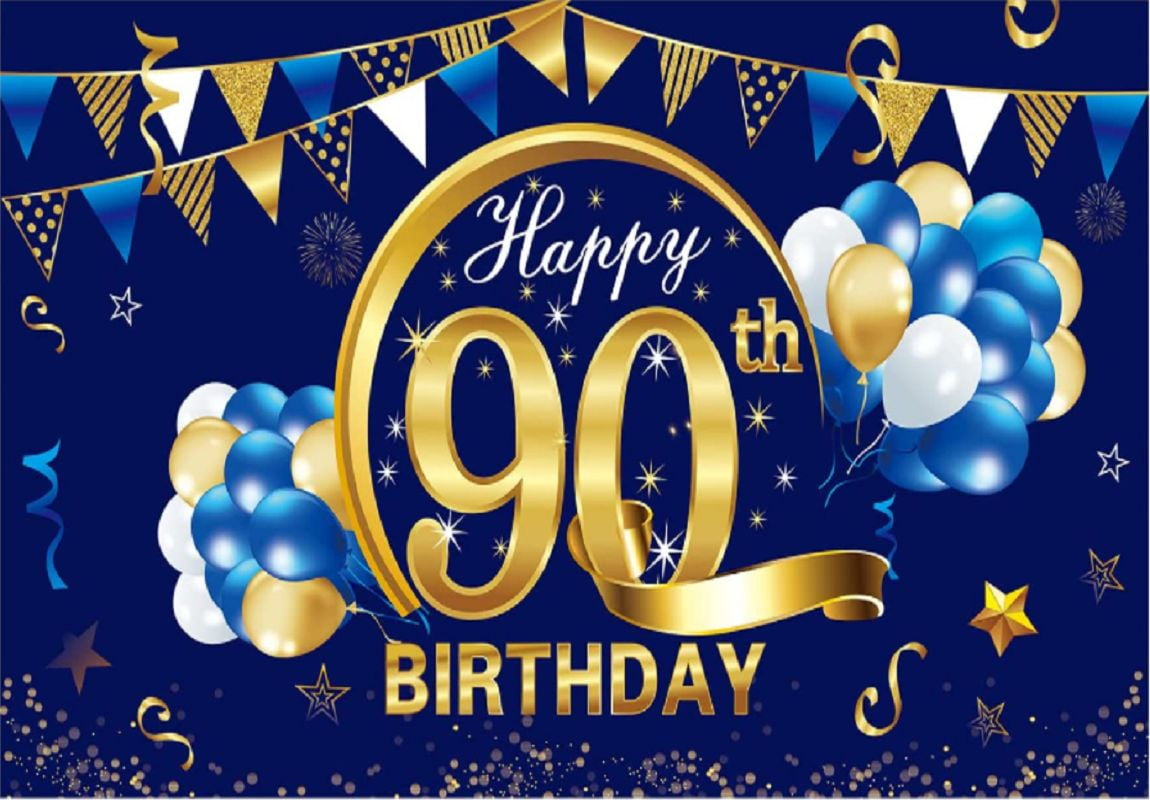 Happy 90th Birthday Background Photography Backdrops Red Photo Prince ...