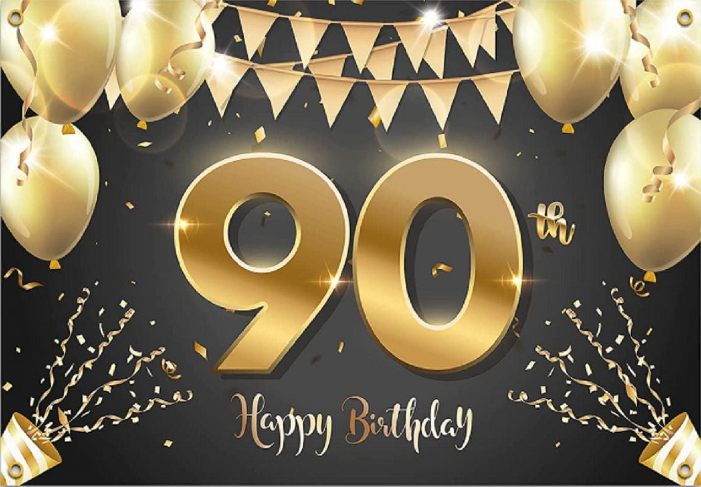 Happy 90th Birthday Background Photography Backdrops Red Photo Prince ...