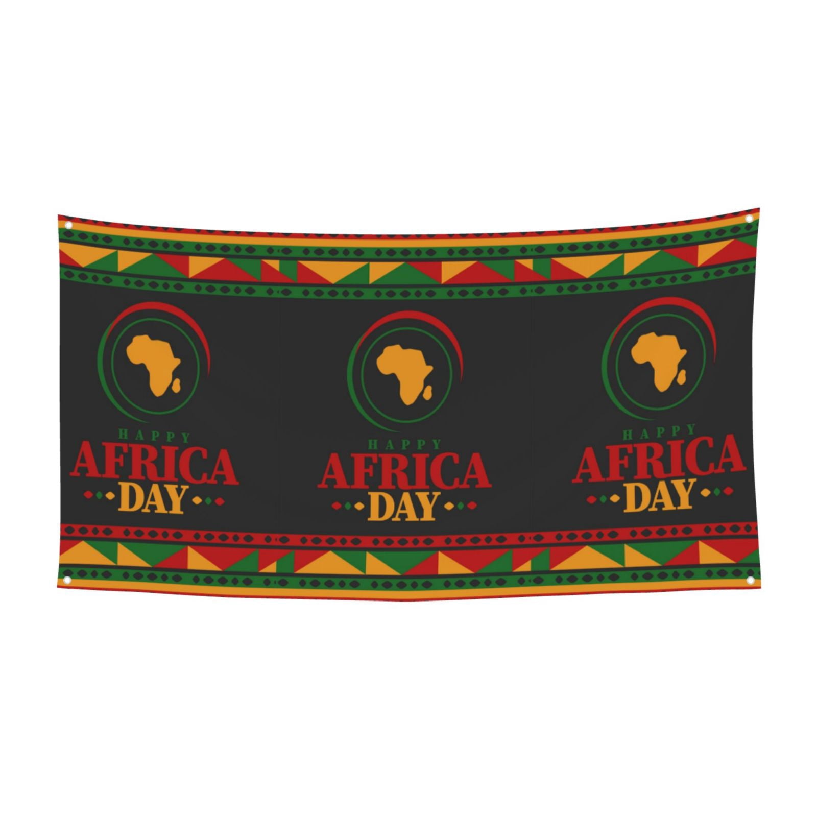 Happy Africa Day Banner Flag Photography Background Outdoor Sign Party ...