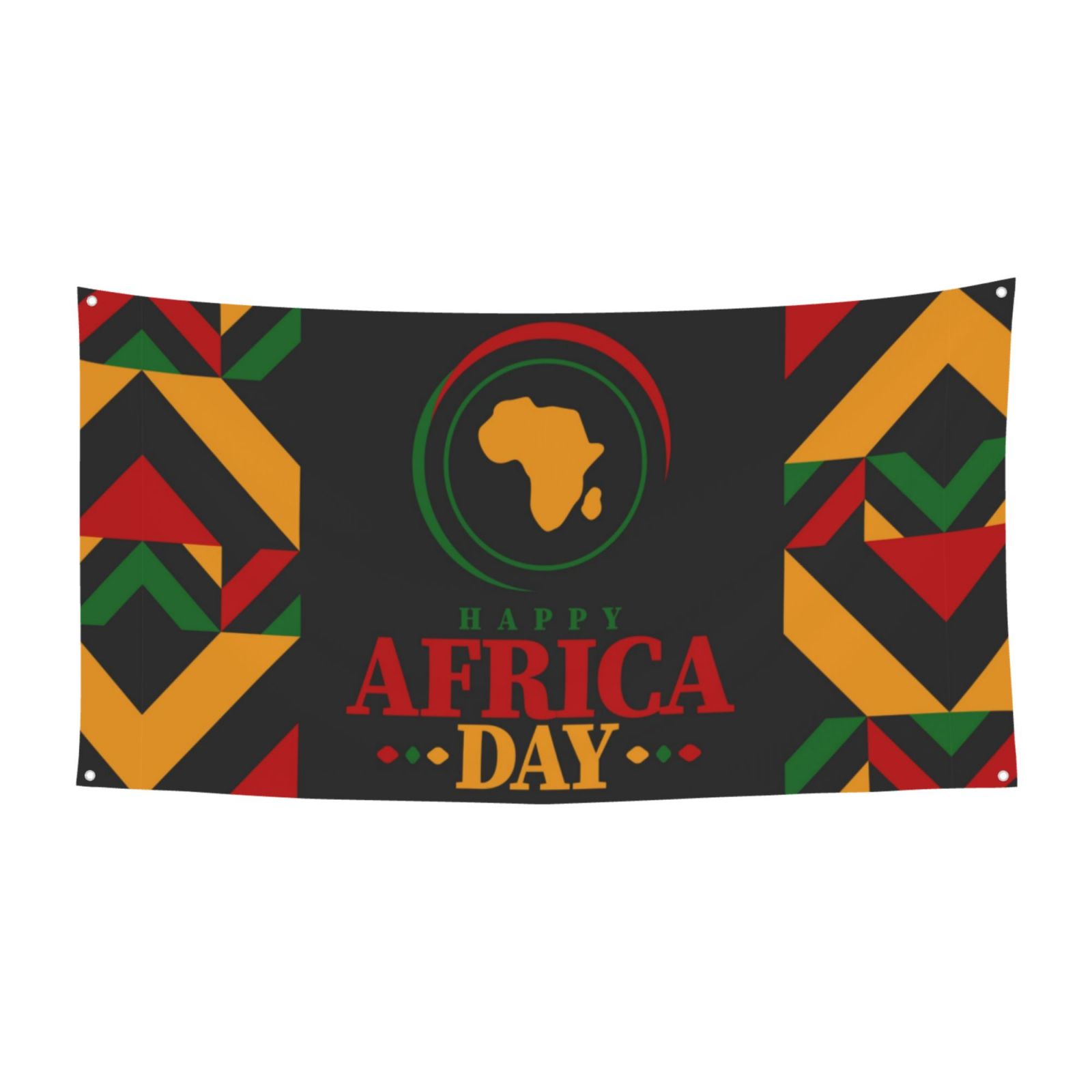 Happy Africa Day Banner Flag Photography Background Outdoor Sign Party ...
