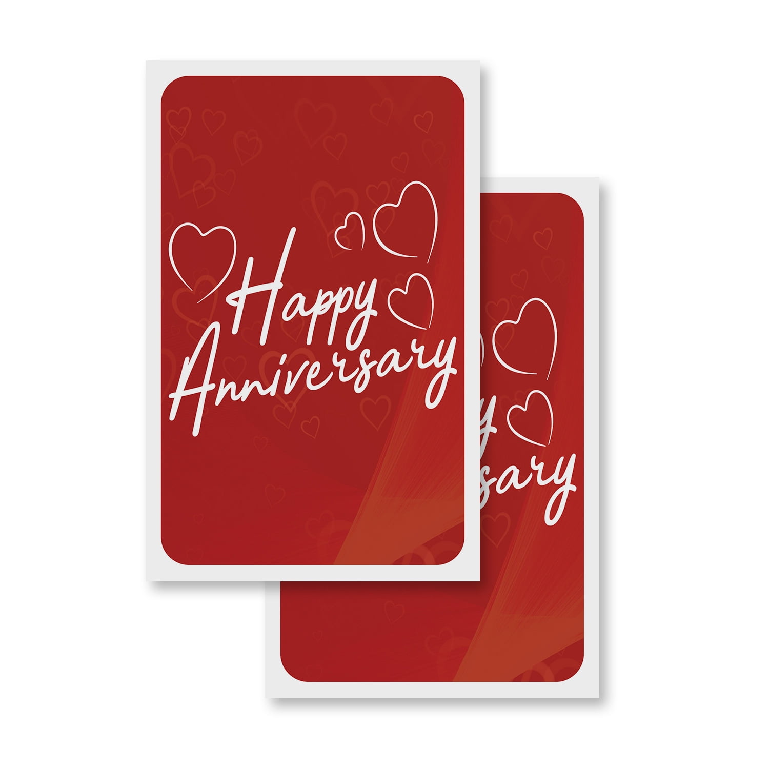 Happy Anniversary (2-PACK) 24" x 36" Vinyl Decals | Sign Insert Peel ...