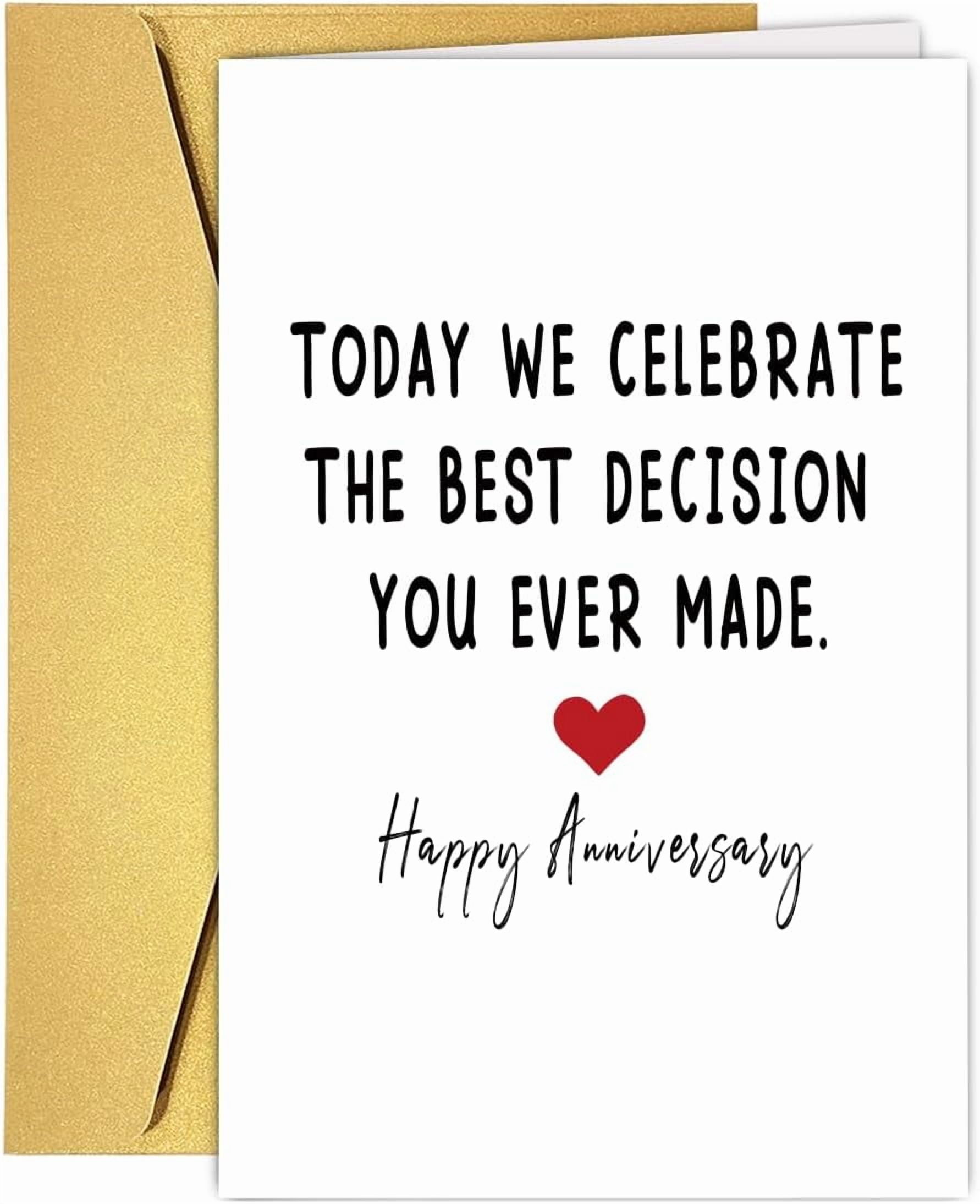 Happy Anniversary Card - Celebrate Love with a Heartfelt Message ...