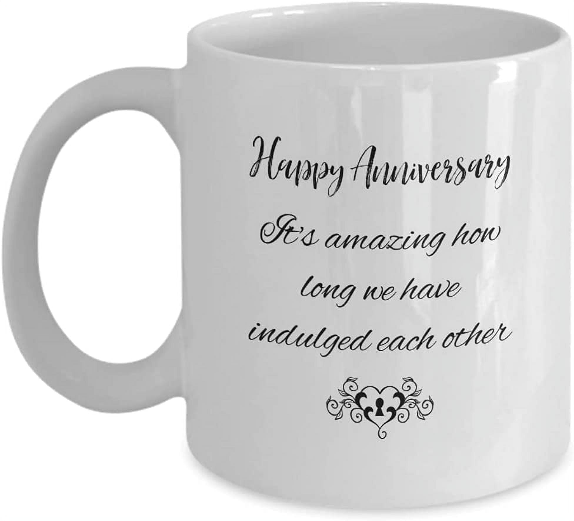 Happy Anniversary Coffee Mug, Couples Coffee Mug, 10 years Married ...