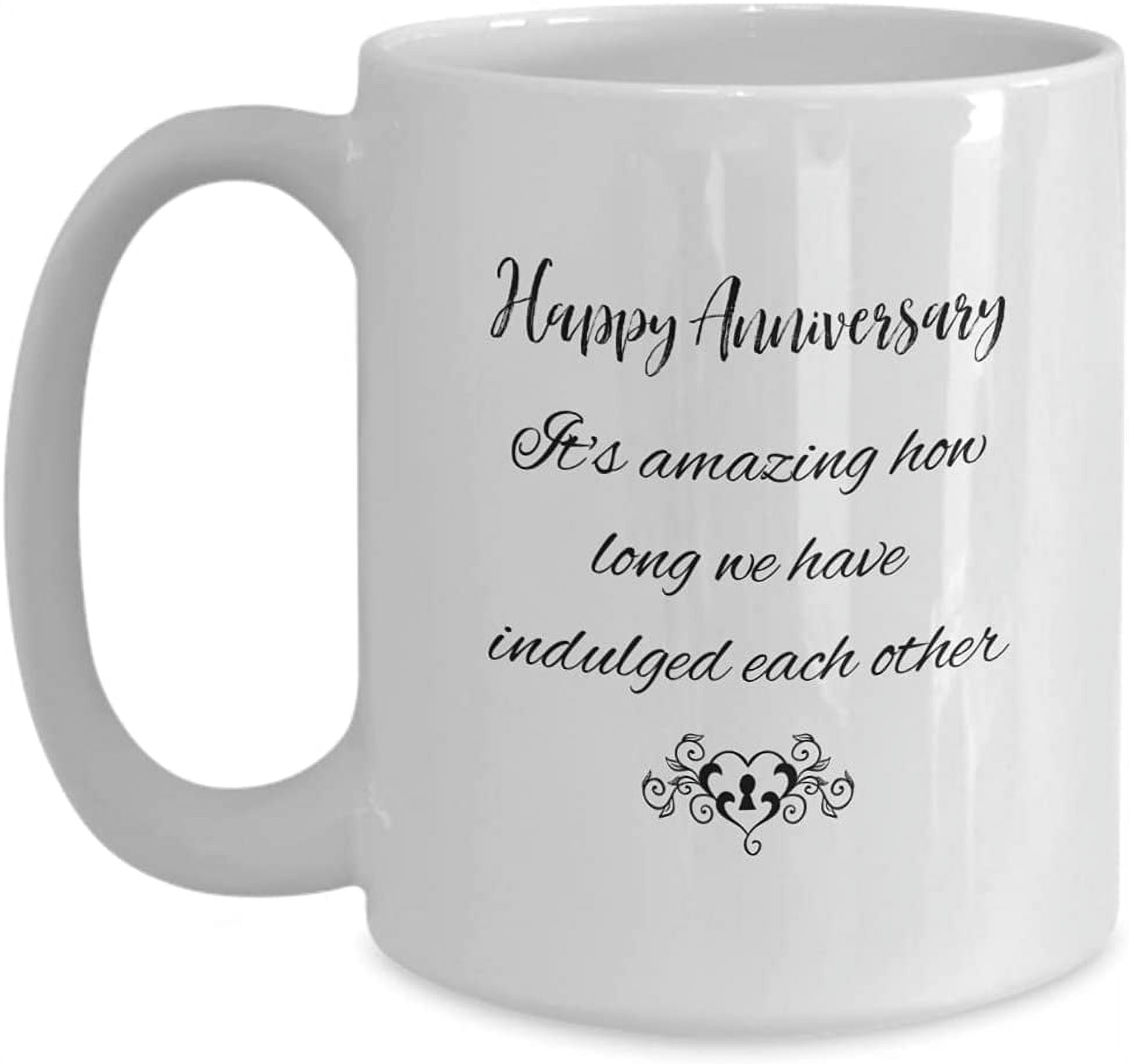 Happy Anniversary Coffee Mug, Couples Coffee Mug, 10 years Married ...