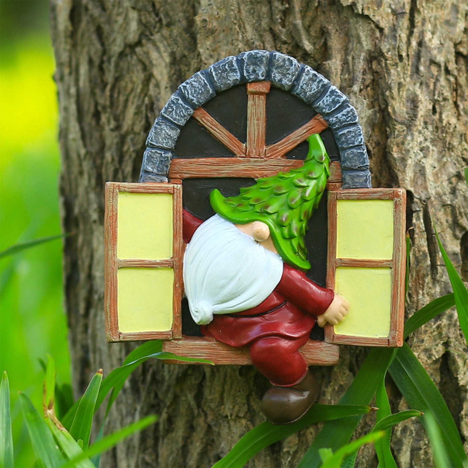 Happy Anniversary Decorations Decor Open Gnome Garden Resin Window ...