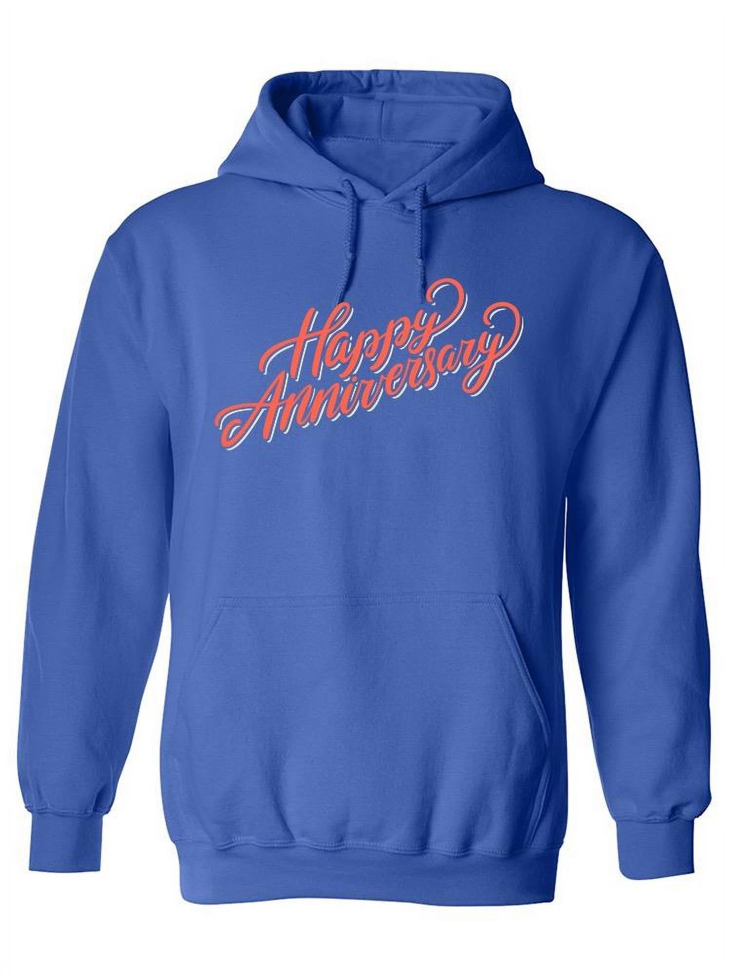 Happy Anniversary In Cursive Hoodie Women -Image by Shutterstock ...