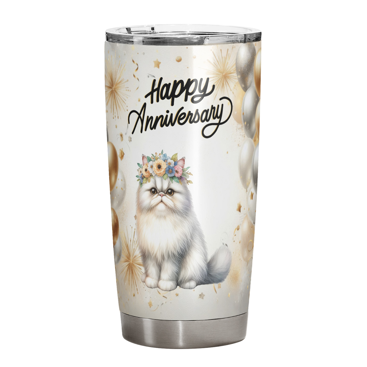 Happy Anniversary Persian Celebrates Wedding Love Family Party 20oz ...