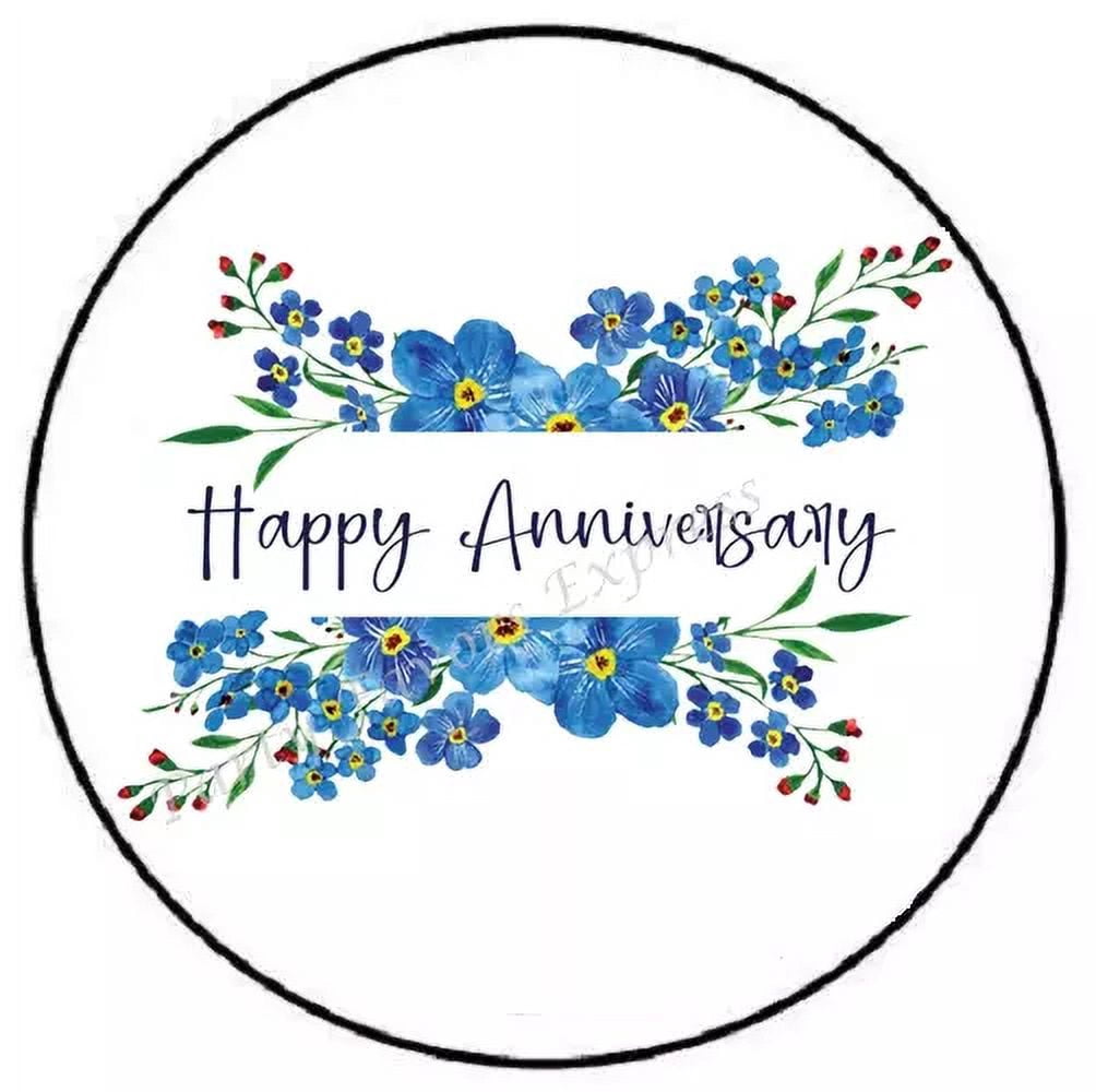 Happy Anniversary Sticker Party Favors Sticker Envelope Seals Labels ...