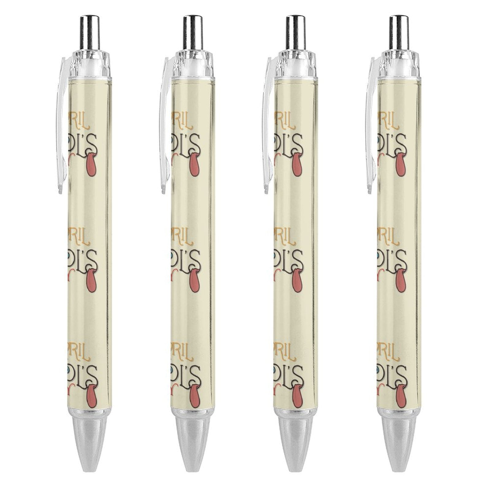 Happy April Fool's Day Ballpoint Pen Retractable Pens Black Writing Pen ...