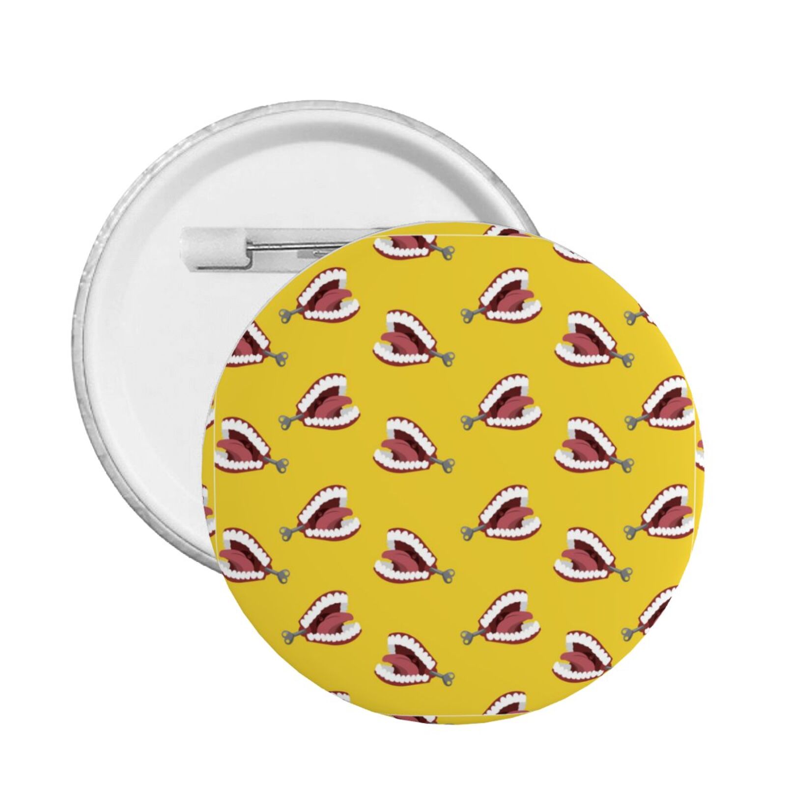 Happy April Fools' Day Funny Pattern Circular Button Fashion Badge ...