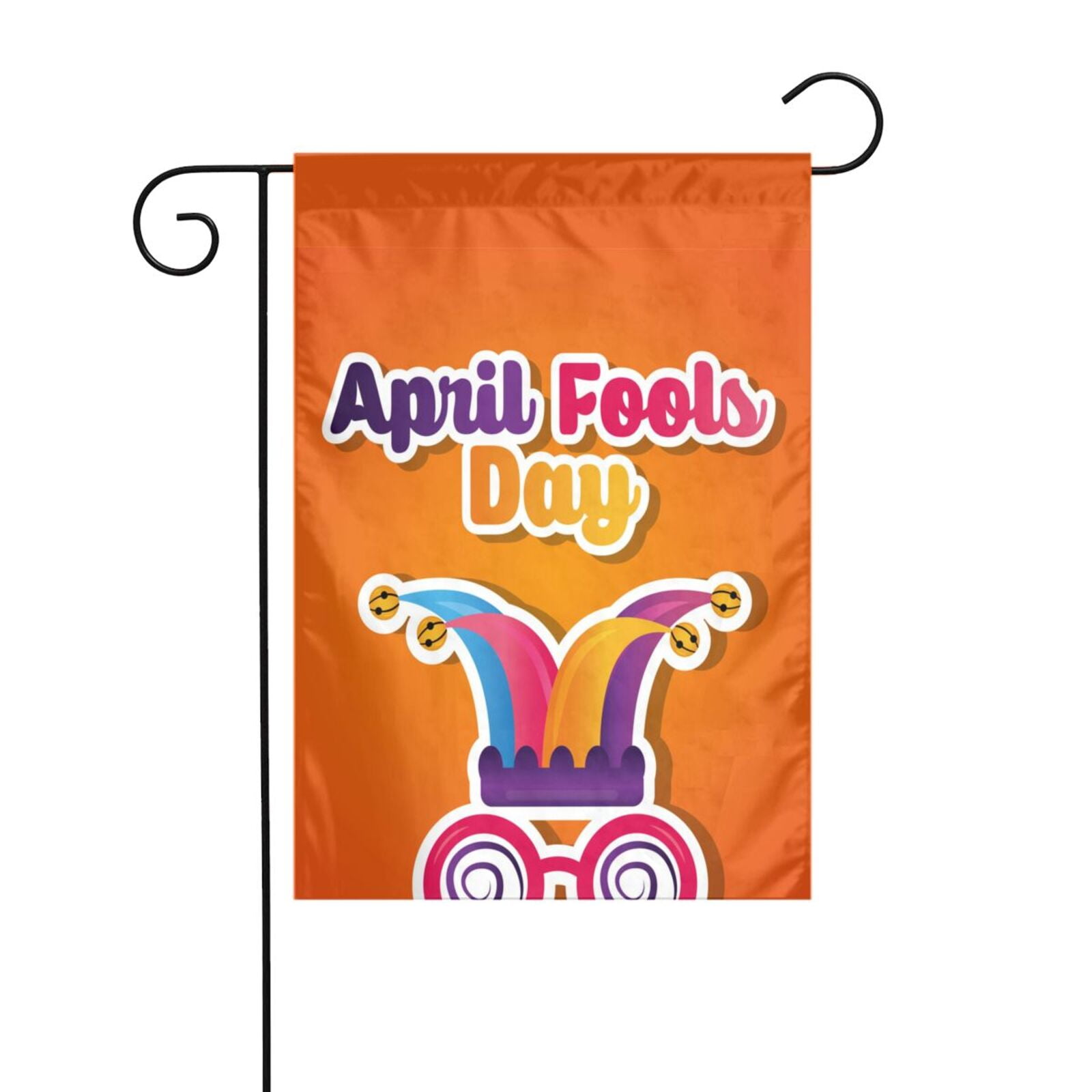 Happy April Fools' Day Funny Pattern Garden Flag Vertical Double Sized ...