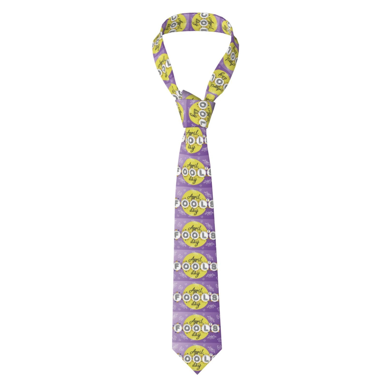 Happy April Fools' Day Funny Pattern Ties for Men Business Wedding ...