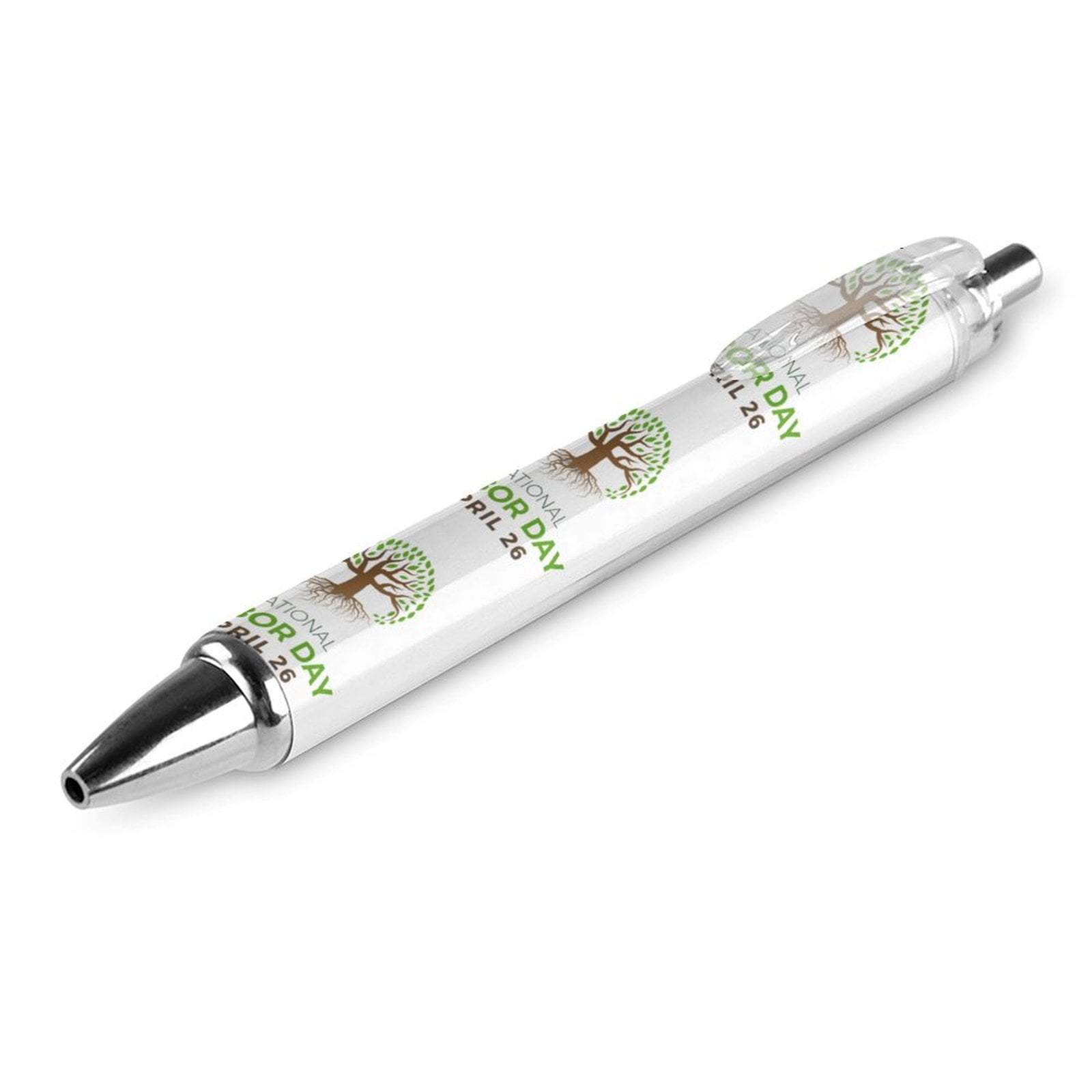 Happy Arbor Day Ballpoint Pen Retractable Pens Black Writing Pen Office ...