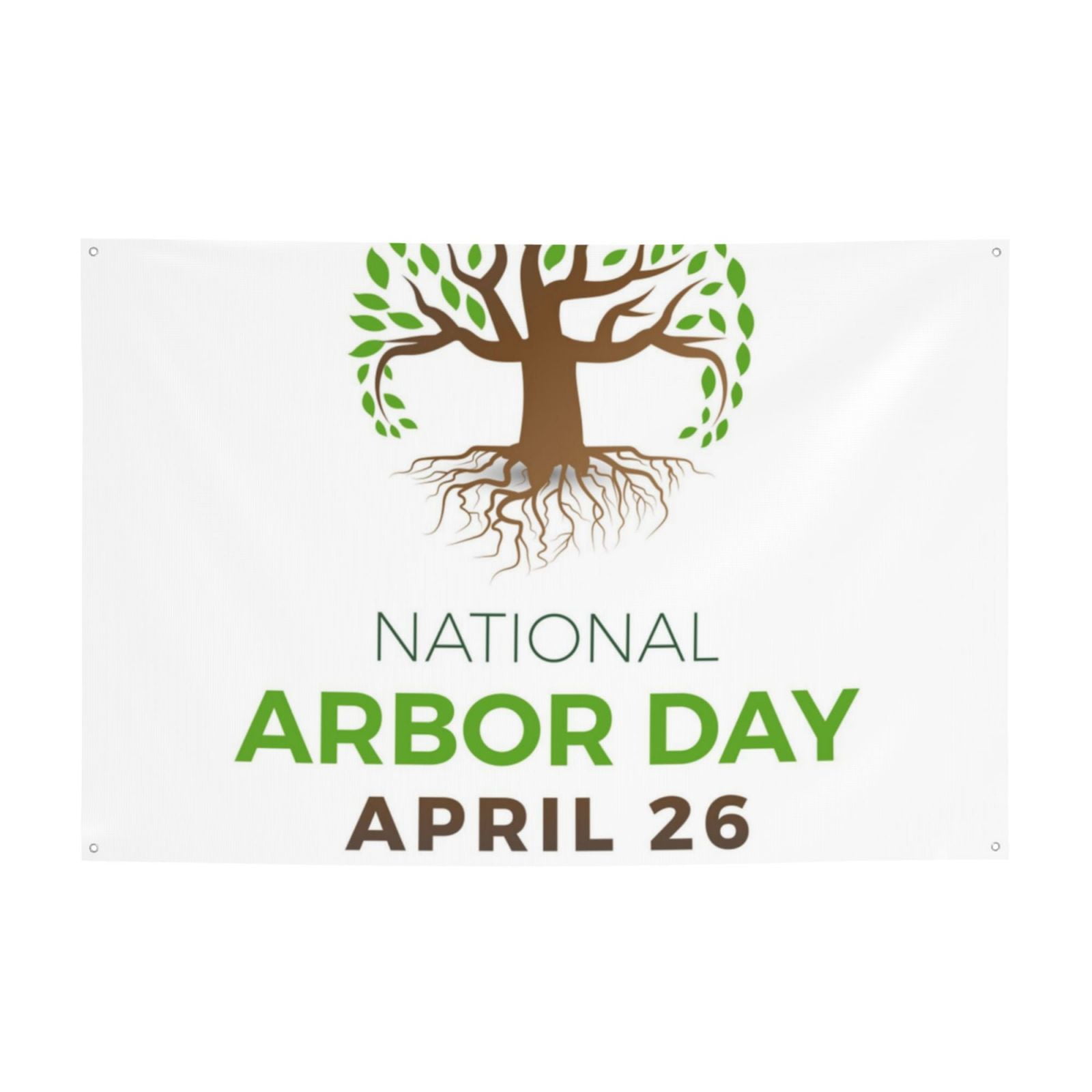 Happy Arbor Day Banner Backdrop Yard Sign 47*71 Inches Decoration Party ...