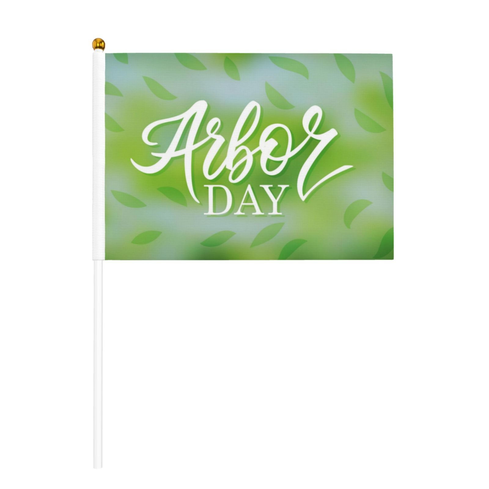 Happy Arbor Day Flag Small Mini Hand Held Flags Small Miniature Flags 5 ...