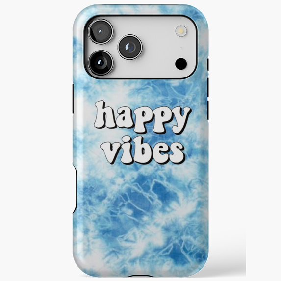 Happy Atmosphere Black Edition Design iPhone Case 17 11 12 13 14 15 16 ...