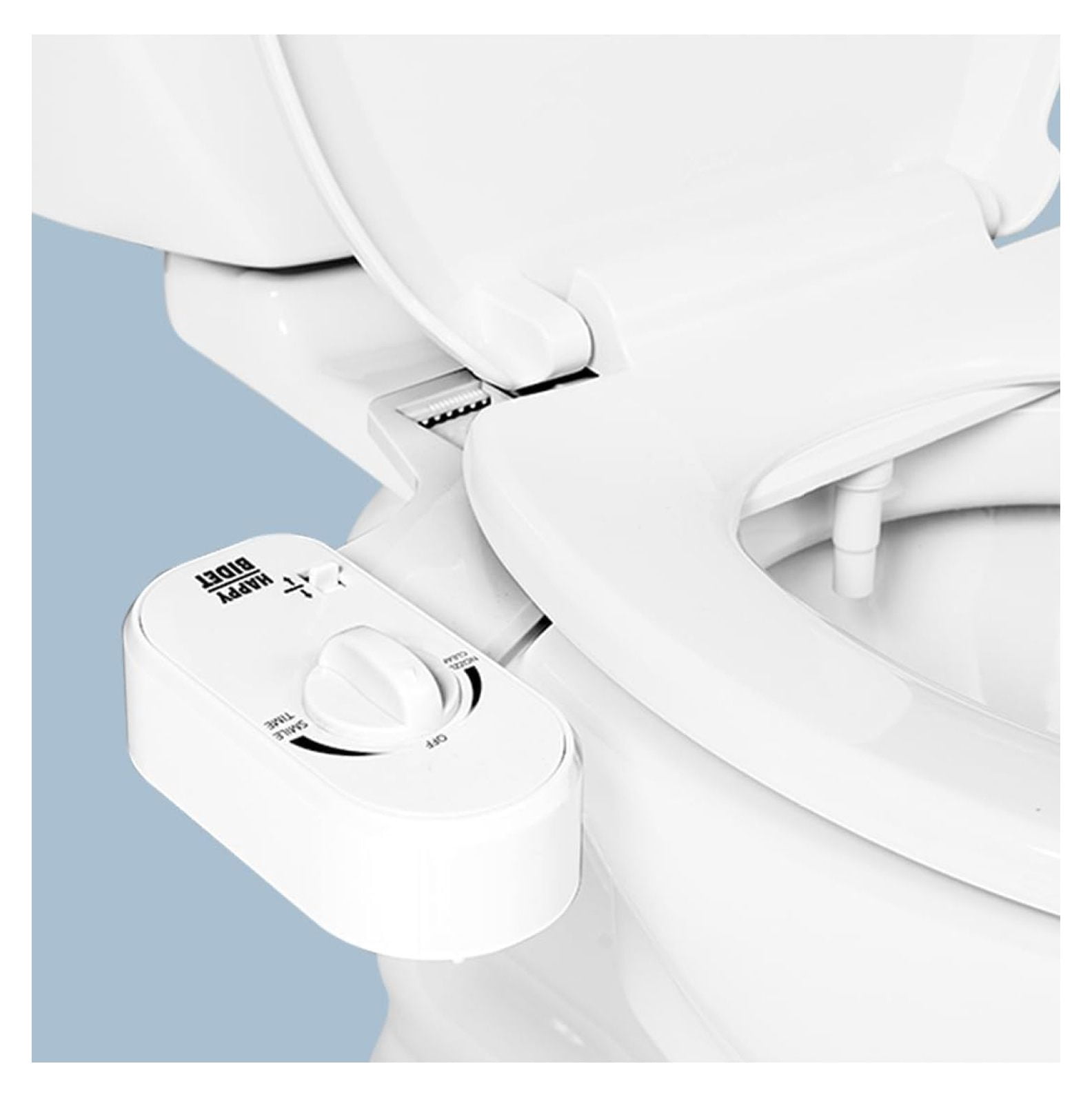 Happy (Basic Toilet Seat Bidet Attachment) | Non-Electric, Adjustable ...