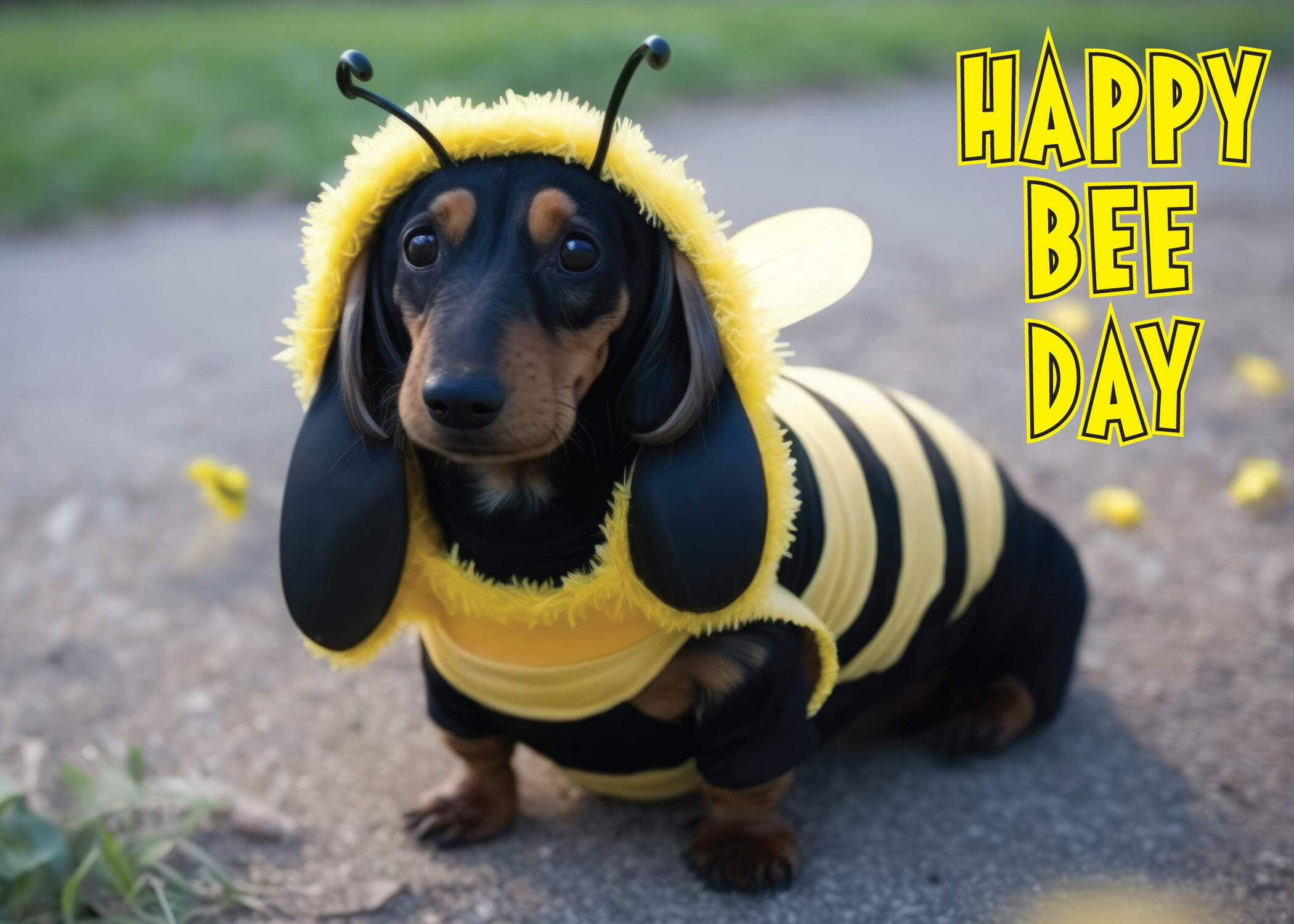 Happy Bee Day You're One in a Buzz-illion Happy Birthday Card with ...