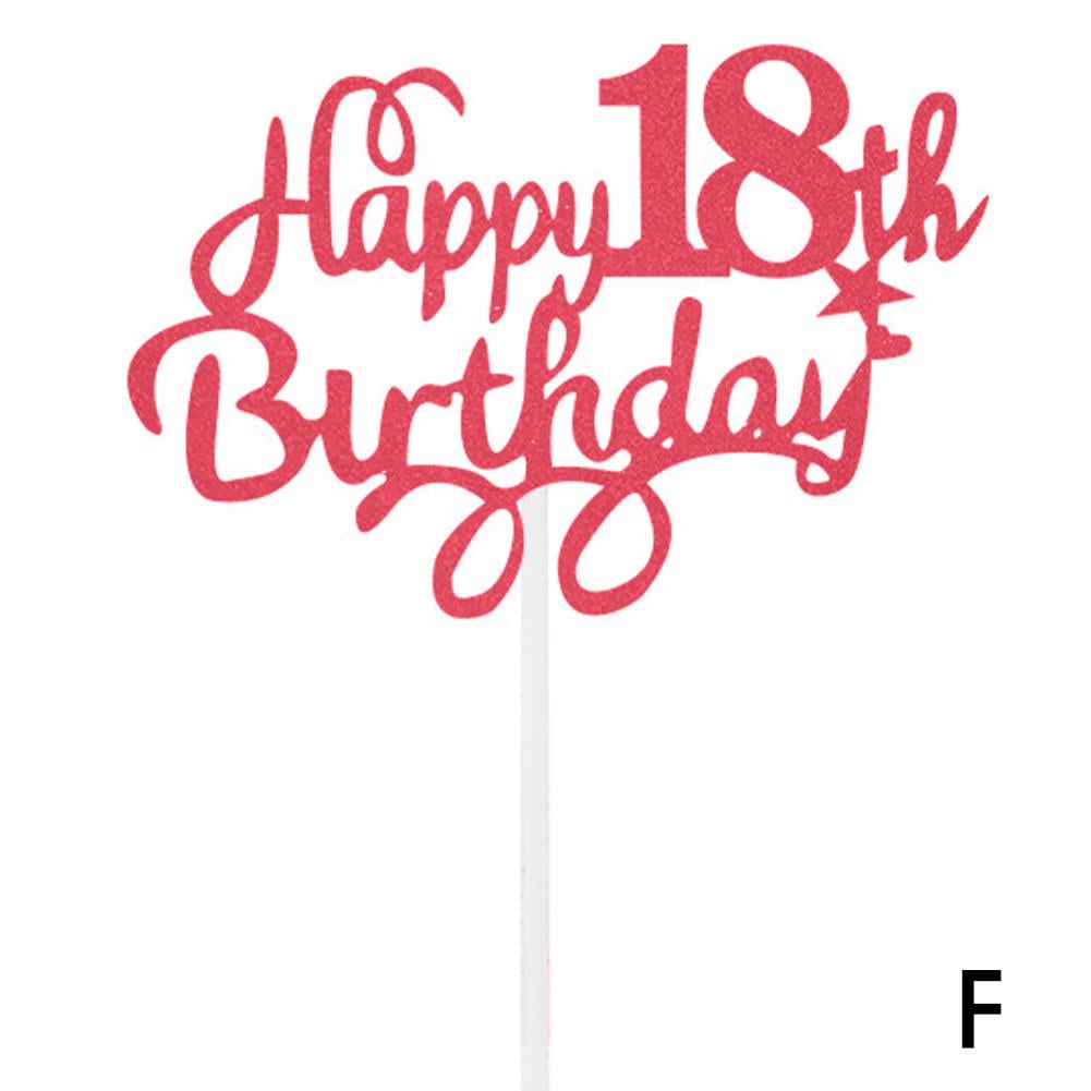 Happy 18th Birthday Lettering Printables
