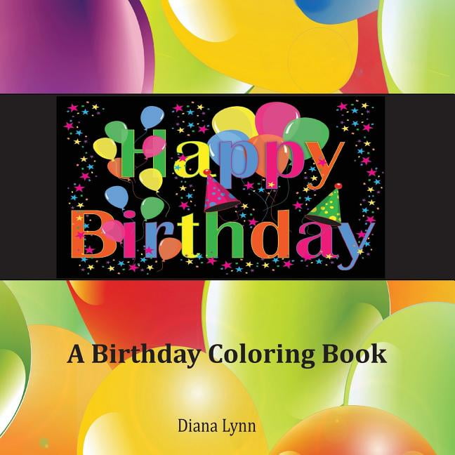 happy birthday coloring book pages