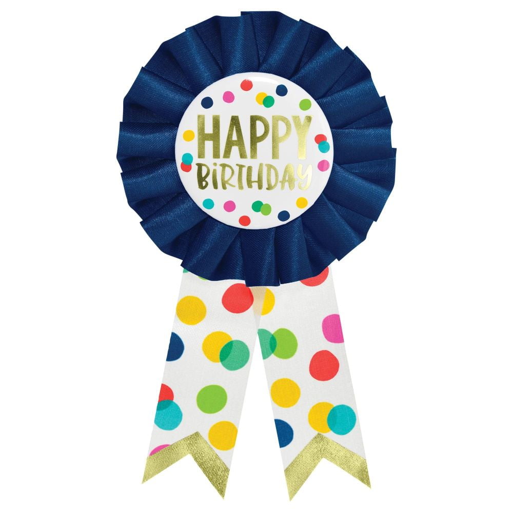 Happy Birthday Award Ribbon - Walmart.com