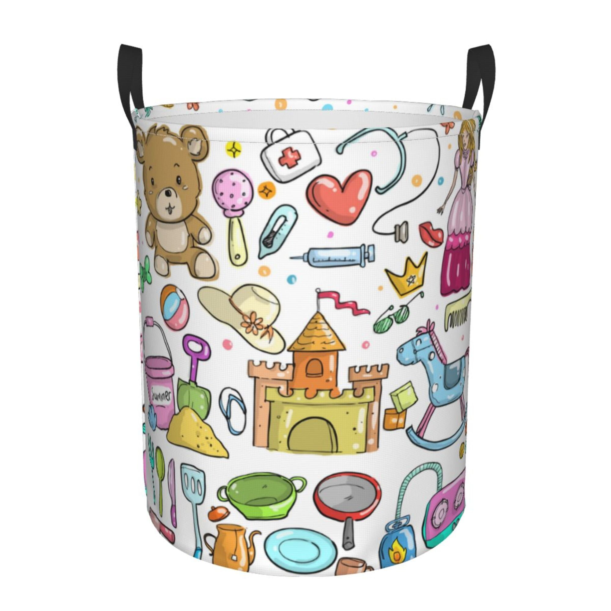 Happy Birthday Baby Laundry Basket Organizer Collapsible -Dirty Clothes ...
