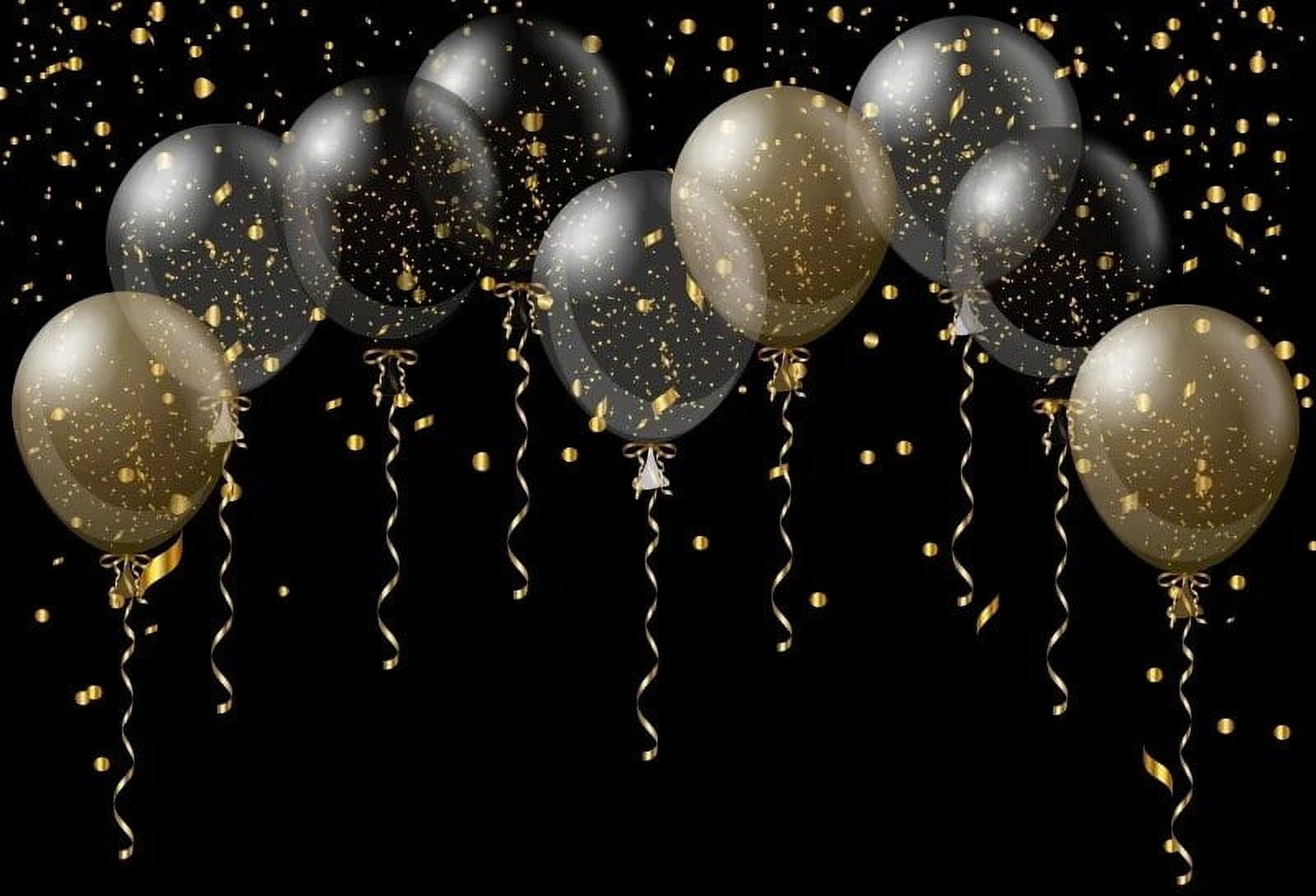 Happy Birthday Backdrop Diamonds Shining Dreamy Light Bokeh Dots Women ...