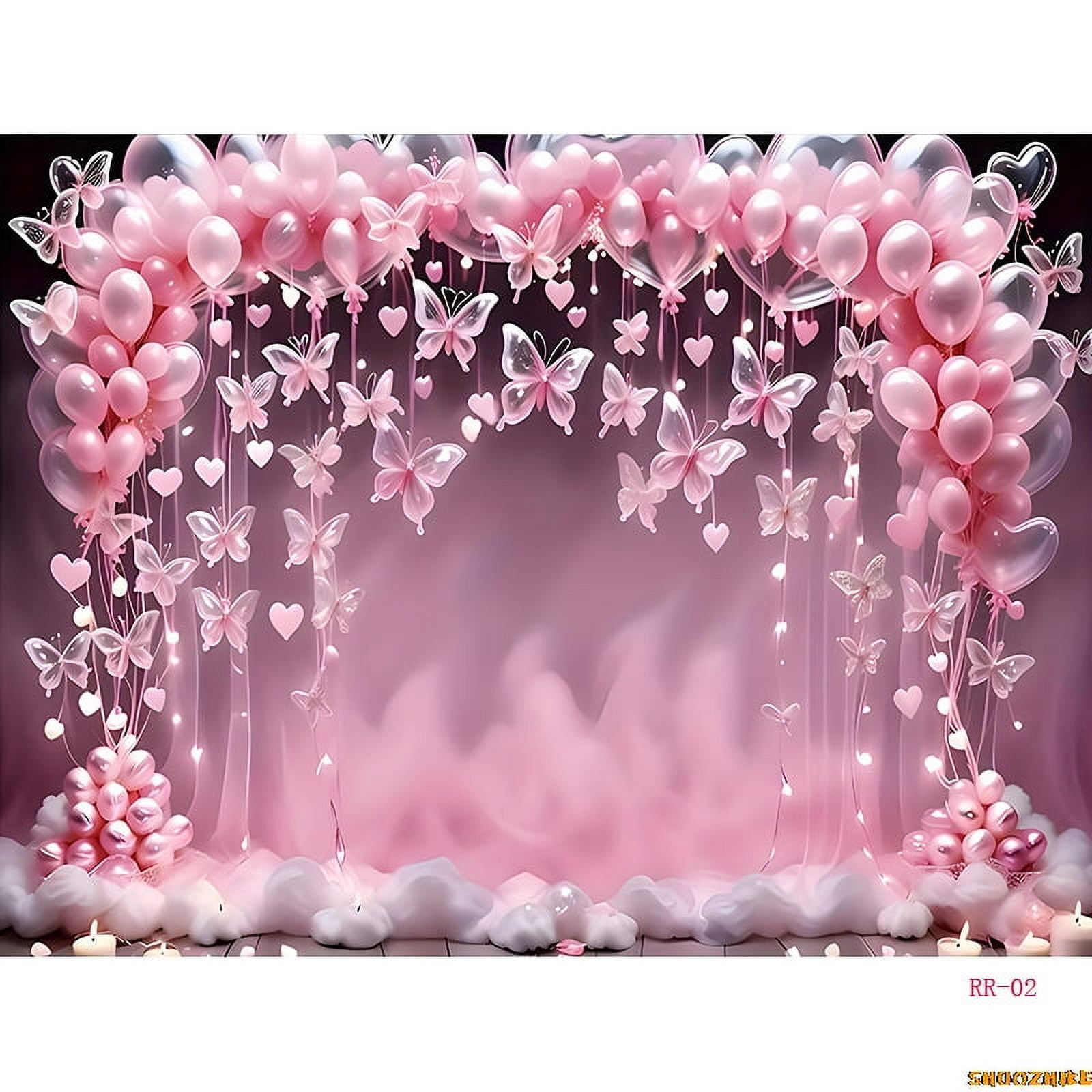 Happy Birthday Backdrop Neon Glow Party Brick Wall Splatter Graffiti ...