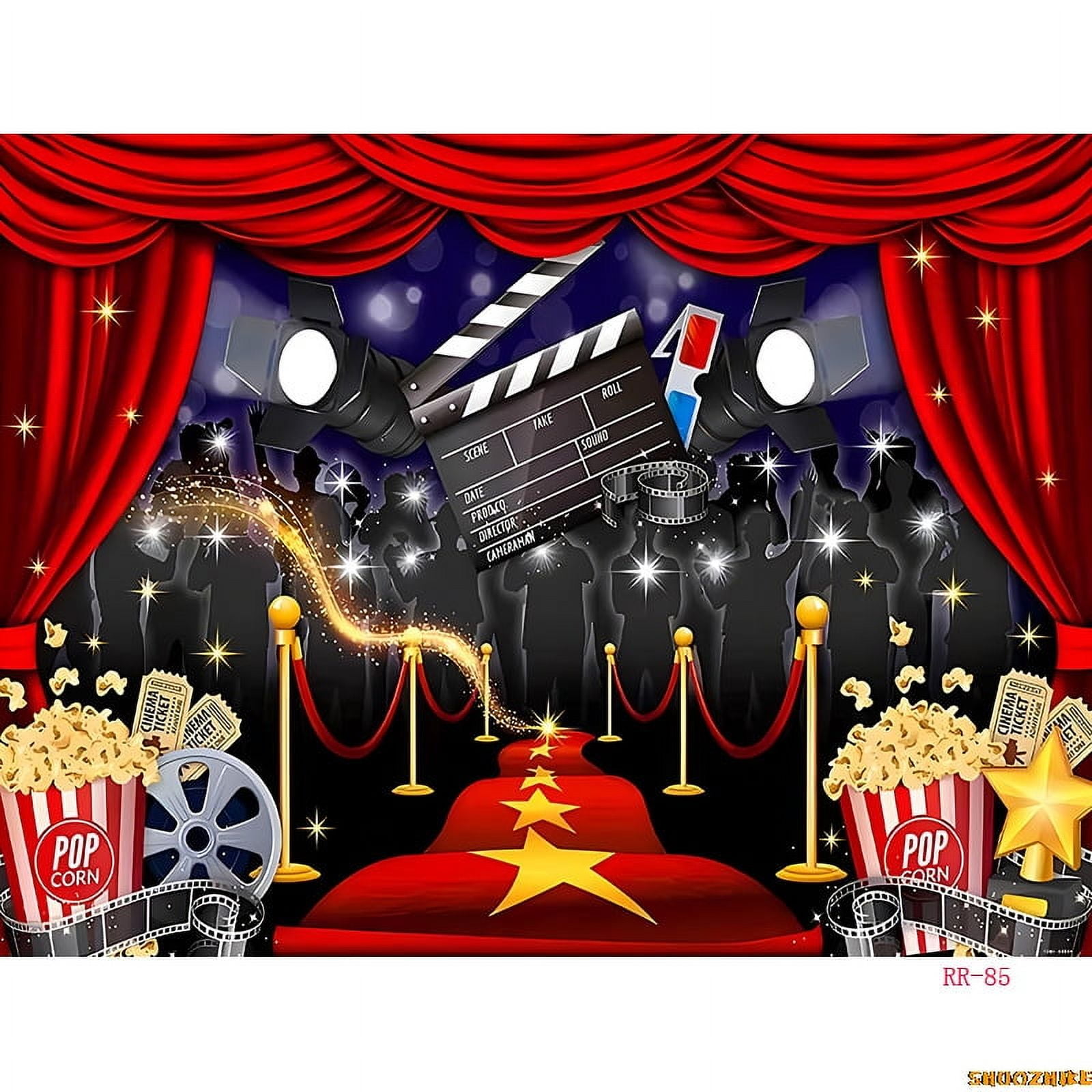 Happy Birthday Backdrop Neon Glow Party Brick Wall Splatter Graffiti ...