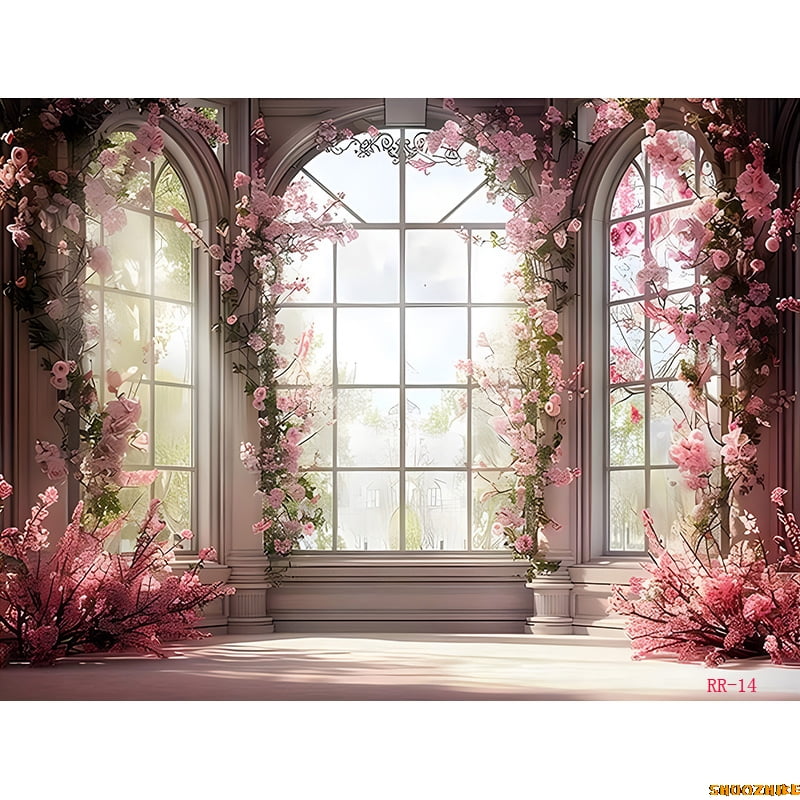 Happy Birthday Backdrop Neon Glow Party Brick Wall Splatter Graffiti ...