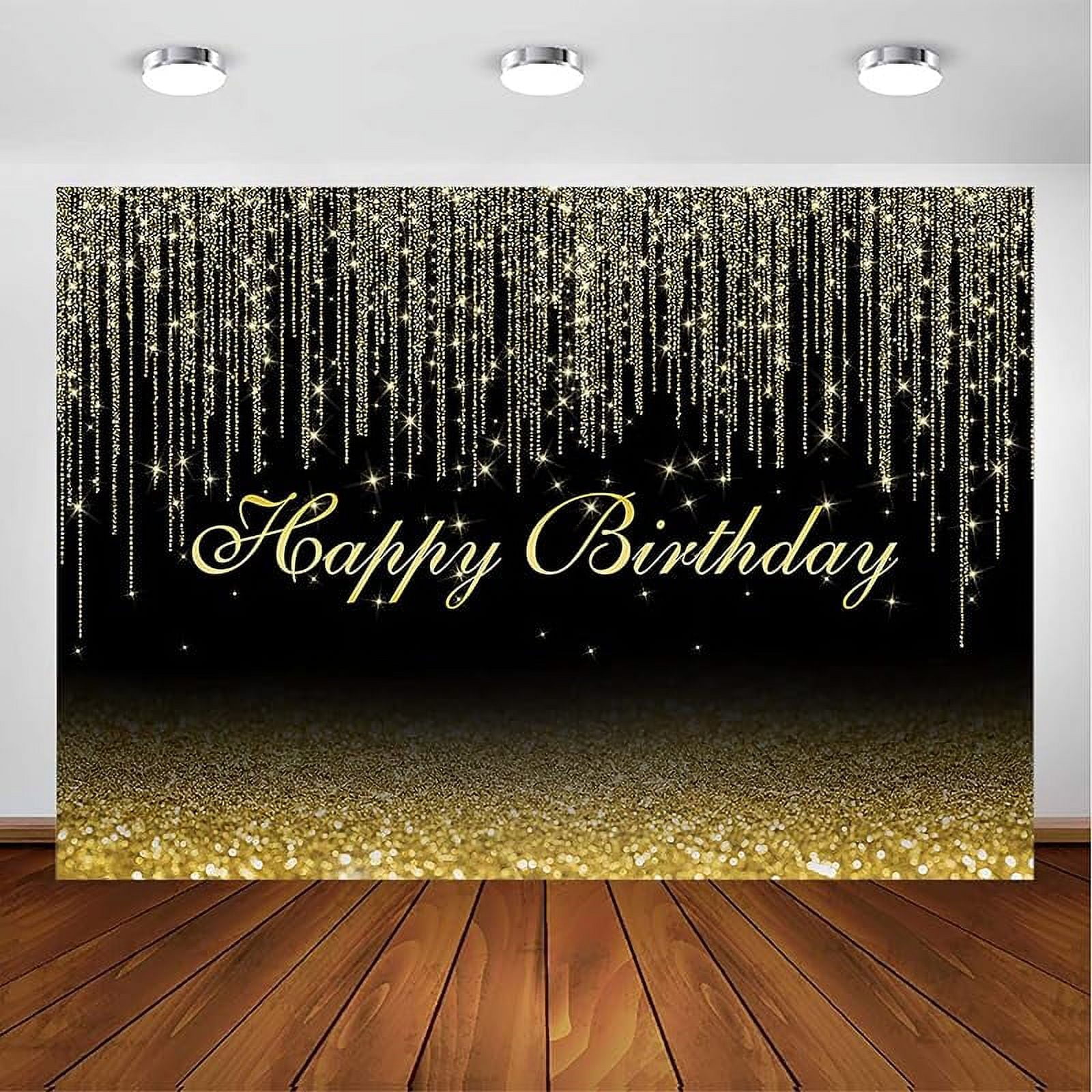 Happy Birthday Backdrop for Adult Kids Bday Party Photoshoot ...