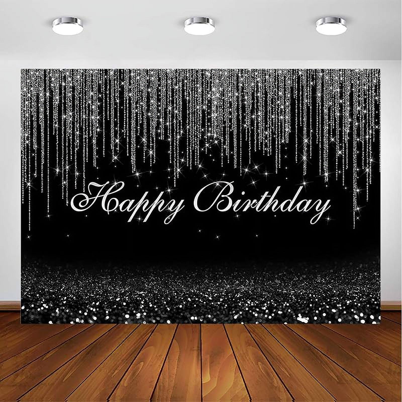 Happy Birthday Backdrop for Adult Kids Bday Party Photoshoot ...