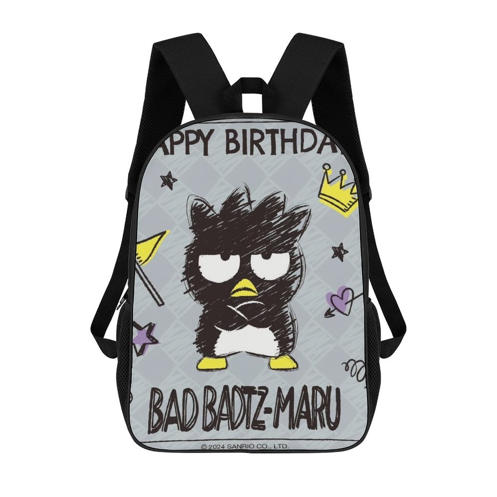 Happy Birthday Badtz Maru2 Backpack Travel Bag for Men & Women ...