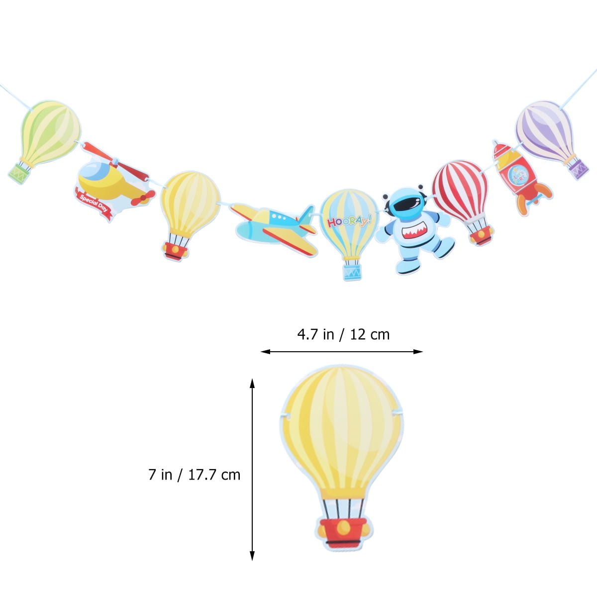 Assorted Color Birthday Banner for Party Use Made of Paper with ...