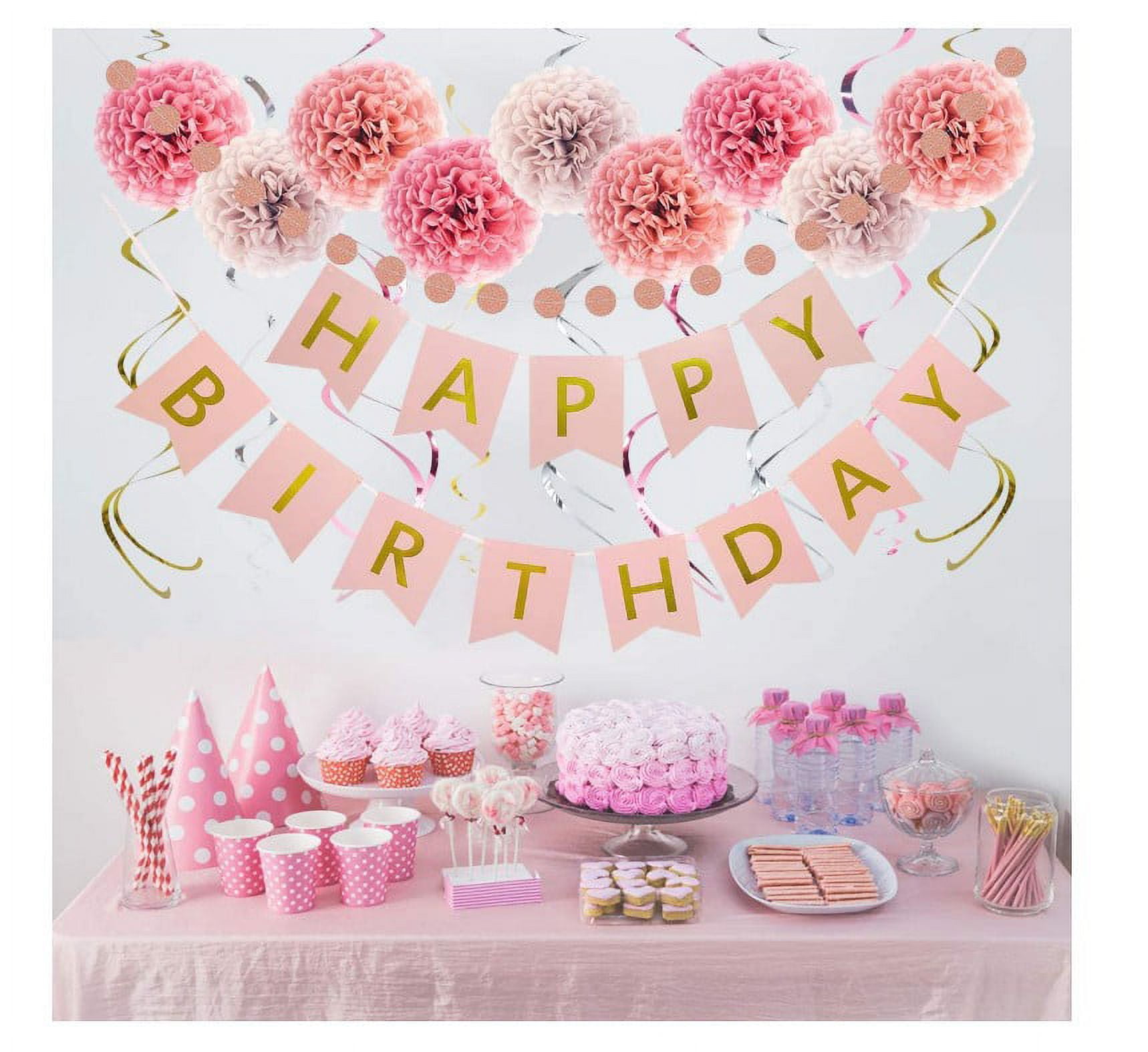Happy Birthday Banner Kit - Happy Birthday Decorations -Birthday Party ...