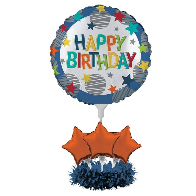 Happy Birthday Boy Balloon Centerpiece Kit, 1 pk - Walmart.com