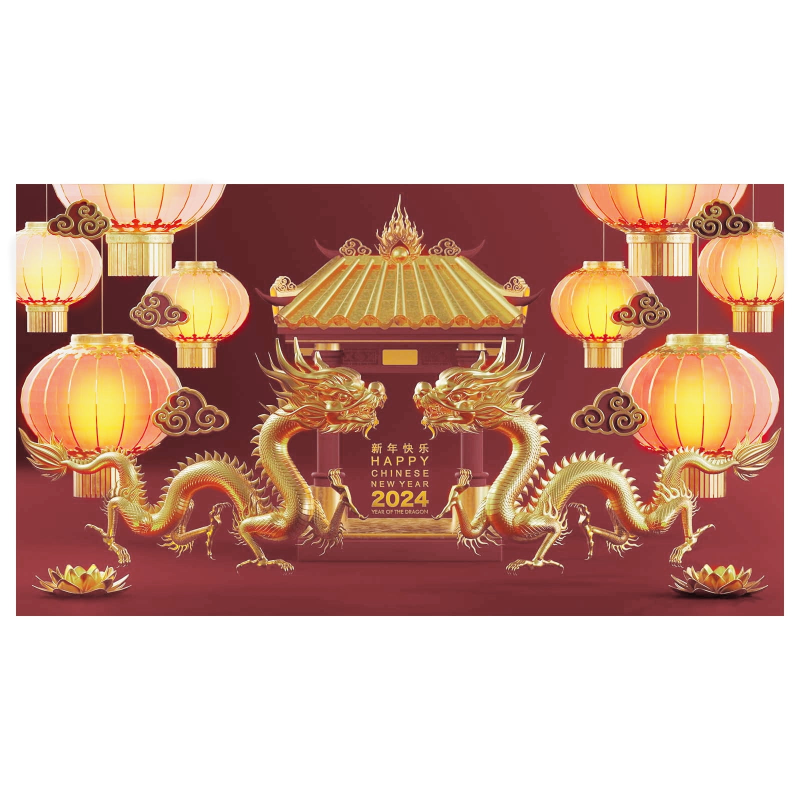 Happy Birthday Bunting Fabric Flag Holder Mount Color Guard Flag And ...