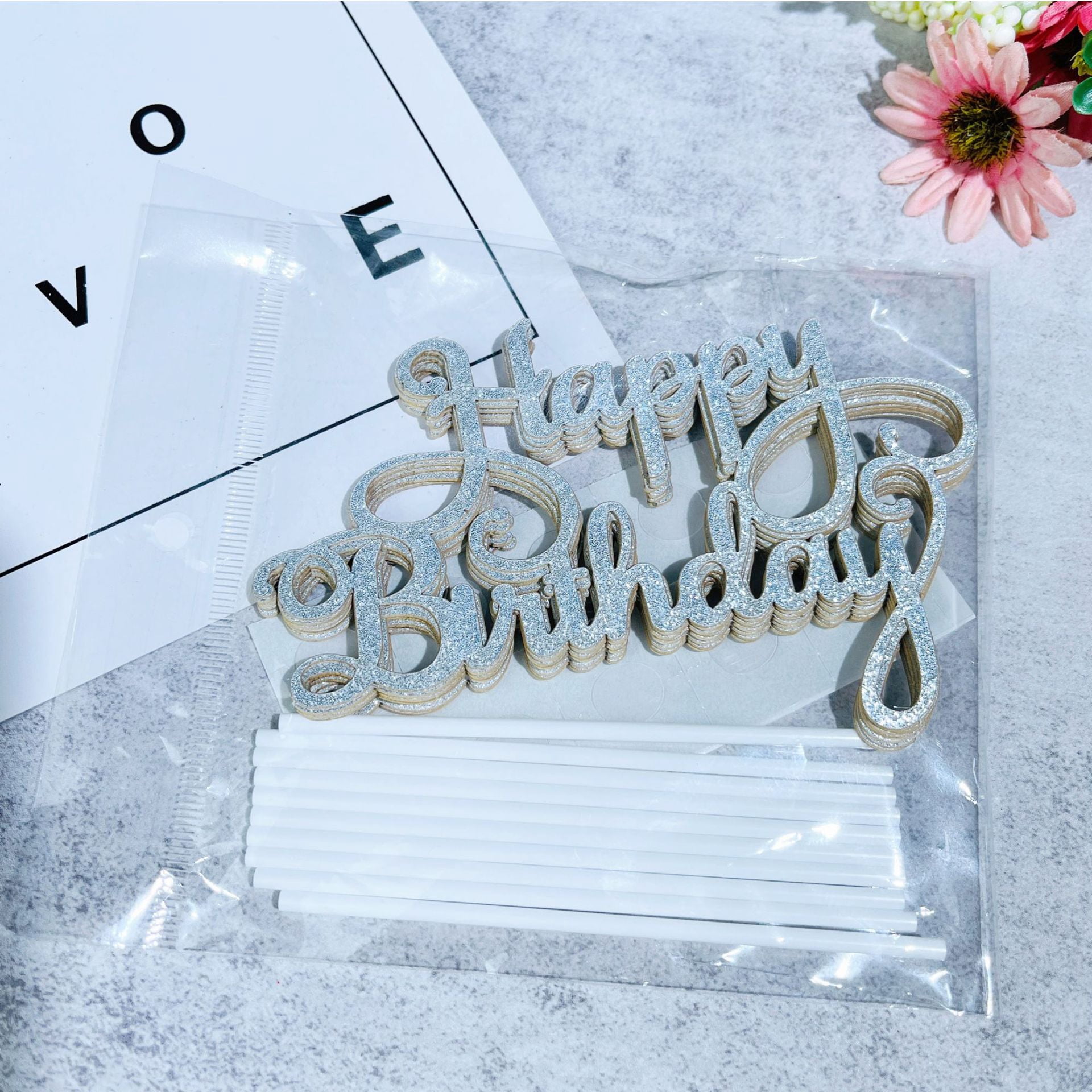Happy Birthday Cake Decoration Counting Money Counting Hand Cramps Card ...