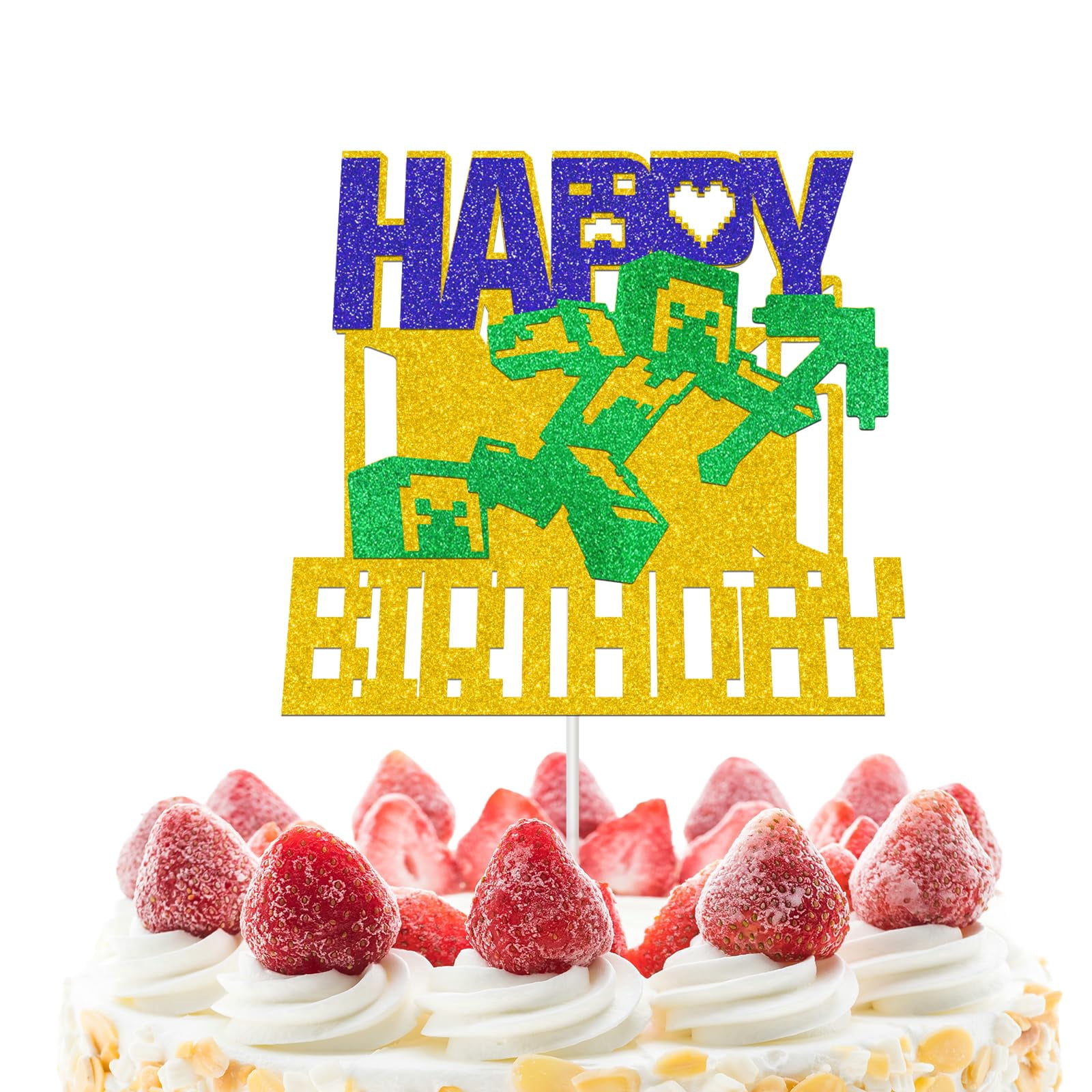 Happy Birthday Cake Topper, Kids Child TVS1 Birthday Cake Decorations ...