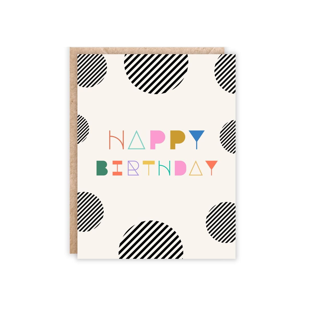 Happy Birthday Card – Colorful Geometric Design for Kids and Adults ...