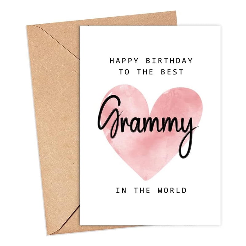 Happy Birthday Card for Grammy – “To The Best Grammy in The World ...