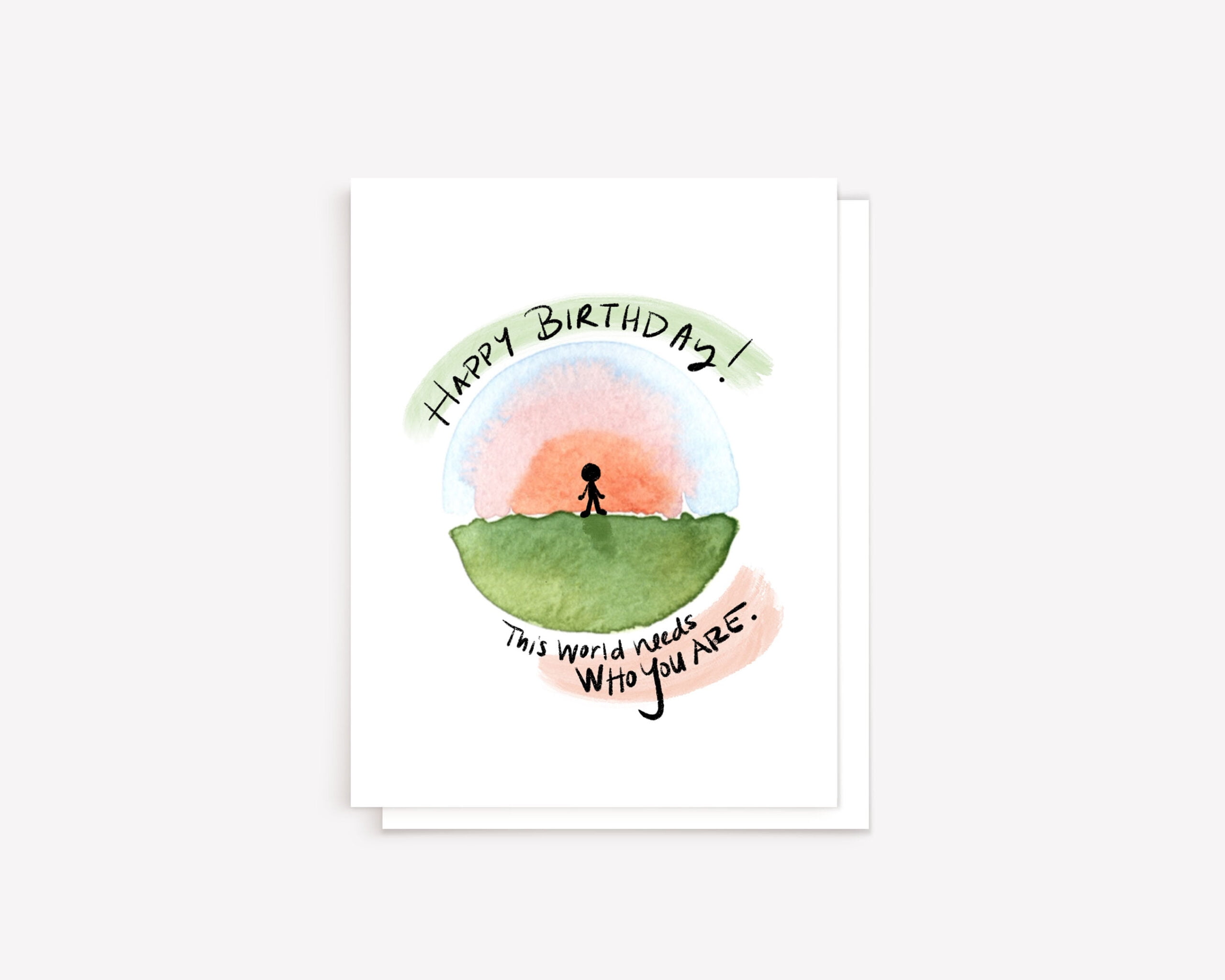 Happy Birthday Card – Inspirational Design “This World Needs Who You ...