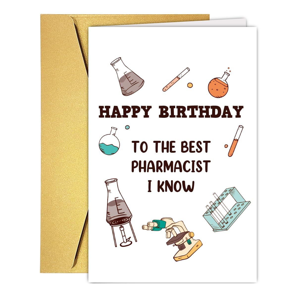 Happy Birthday Card for Pharmacists – "To the Best Pharmacist I Know ...