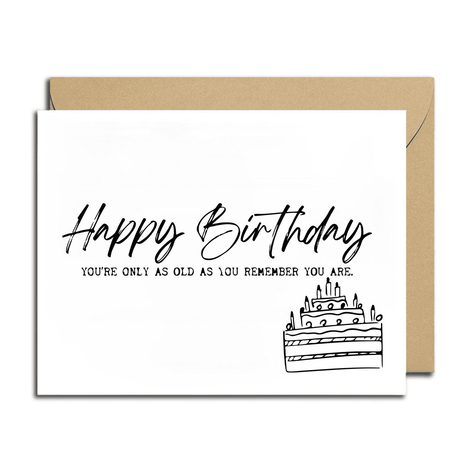 Happy Birthday Card – “You're Only as Old as You Remember You Are ...