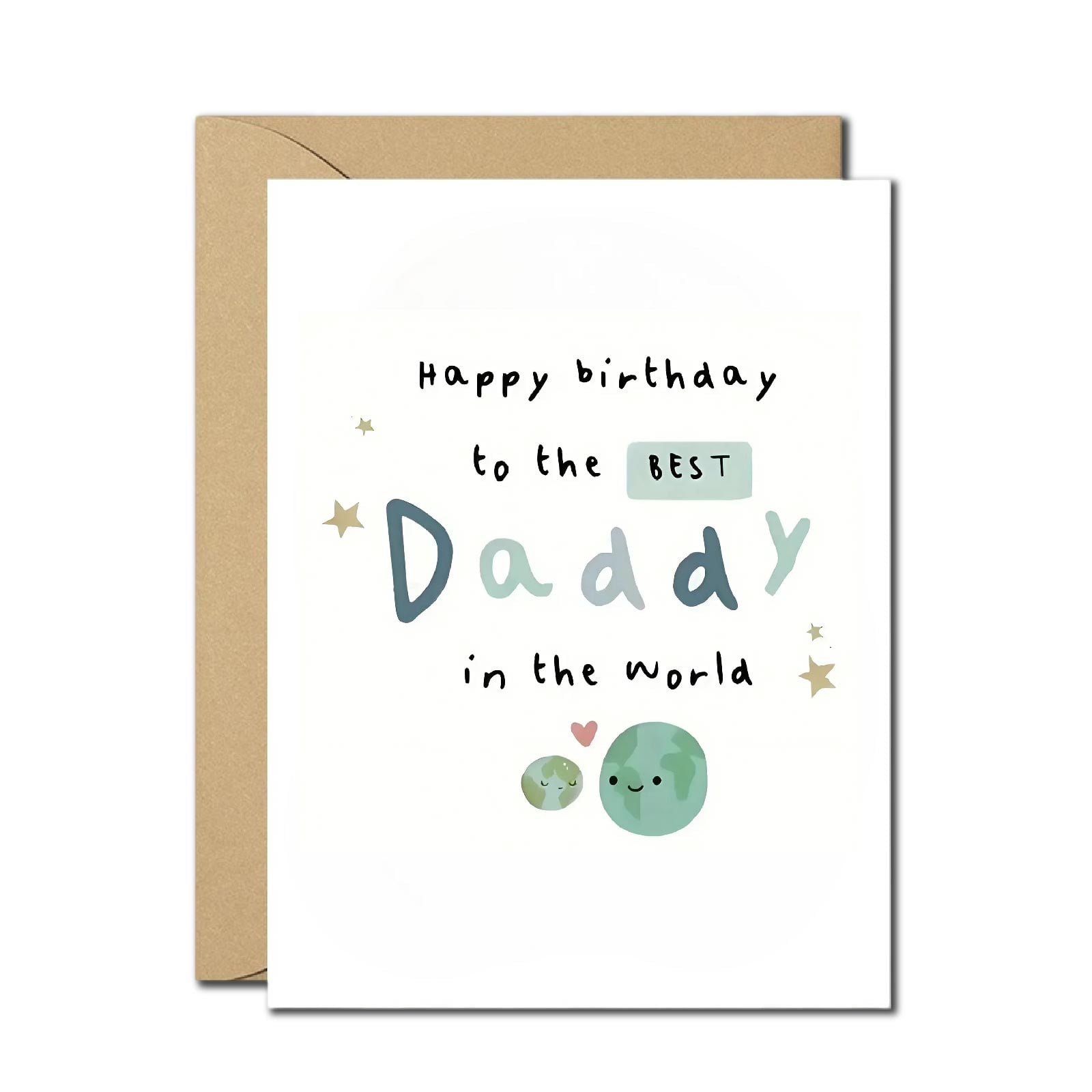 Happy Birthday Card for Dad - Cute & Heartwarming Design for Father's ...