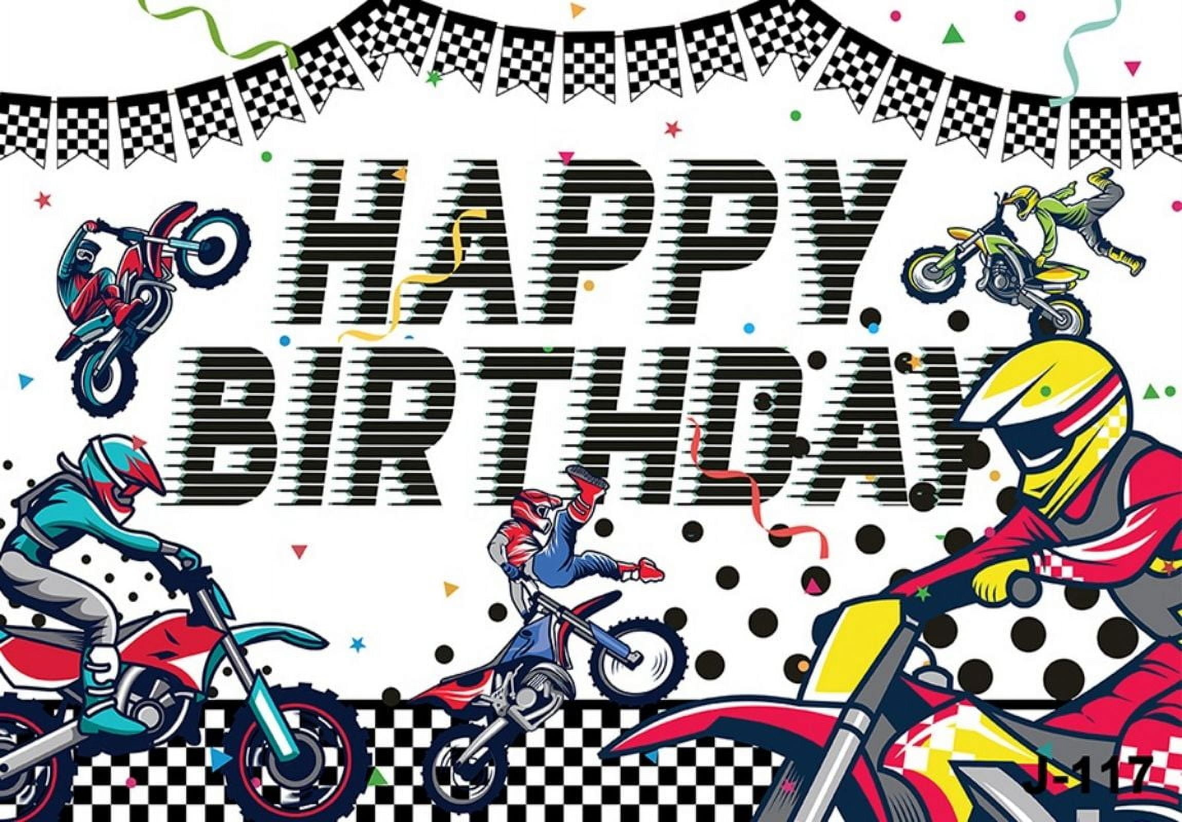 Happy Birthday Cartoon Background ration Party Photo Baby Shower Banner ...